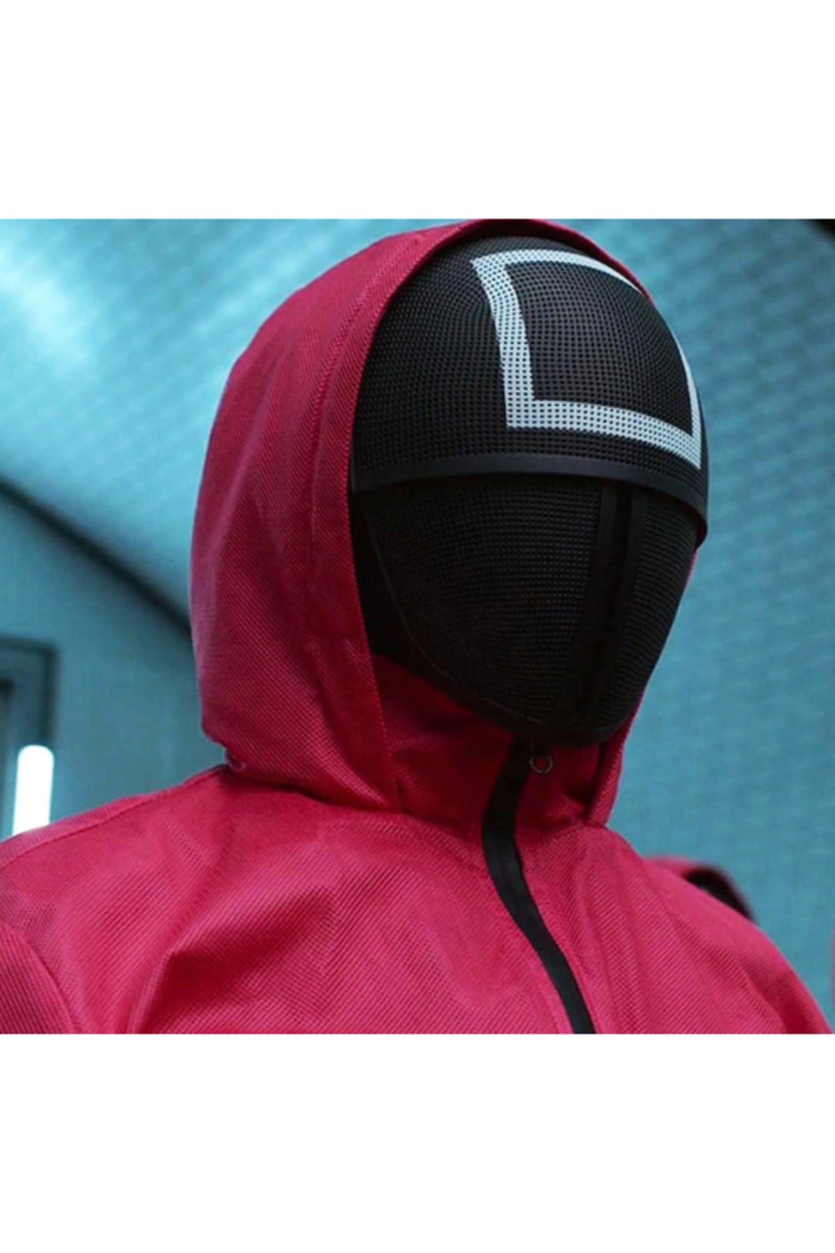 hunner Orijinal Squid Game Kare Maskesi Kalamar Oyun Maskesi Fiyatı ...