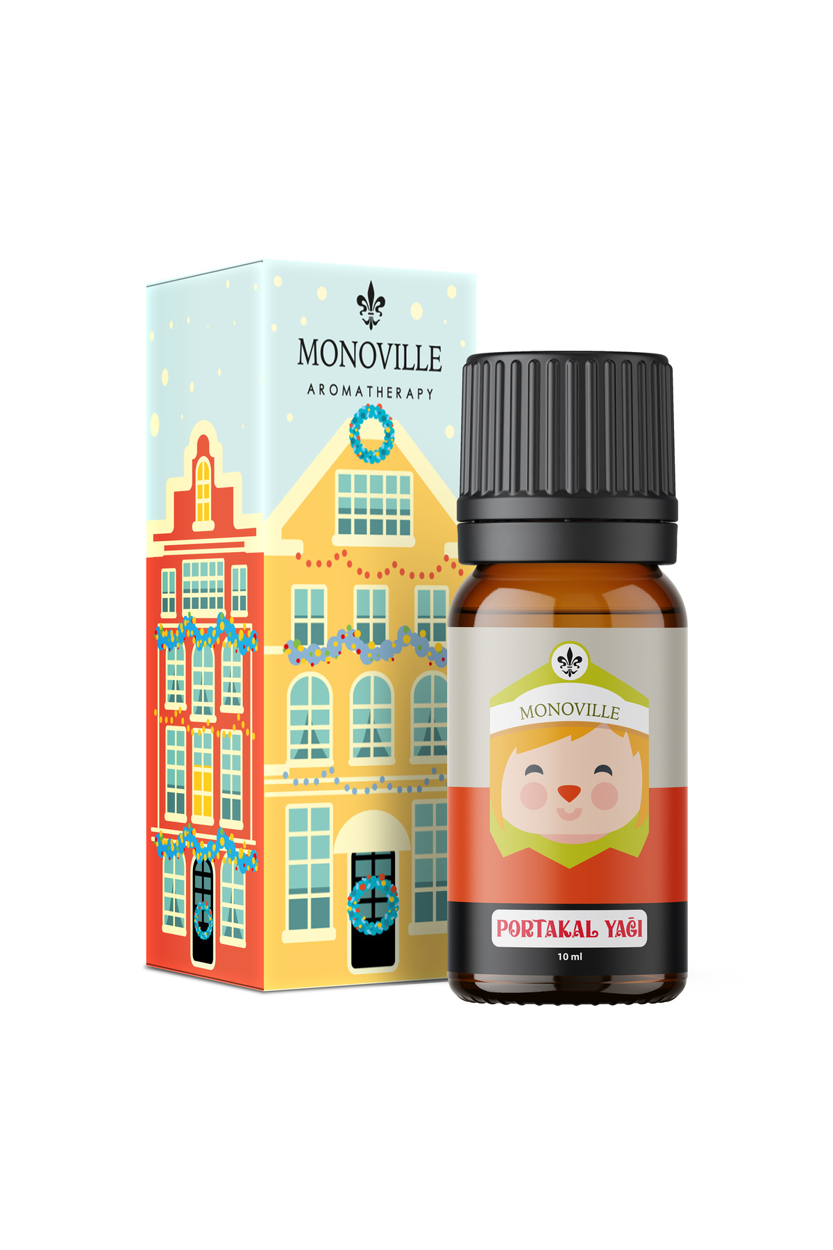 Monoville Portakal Uçucu Yağı 10 ml %100 Saf Ve Doğal Yeni Yıl Hediye ...