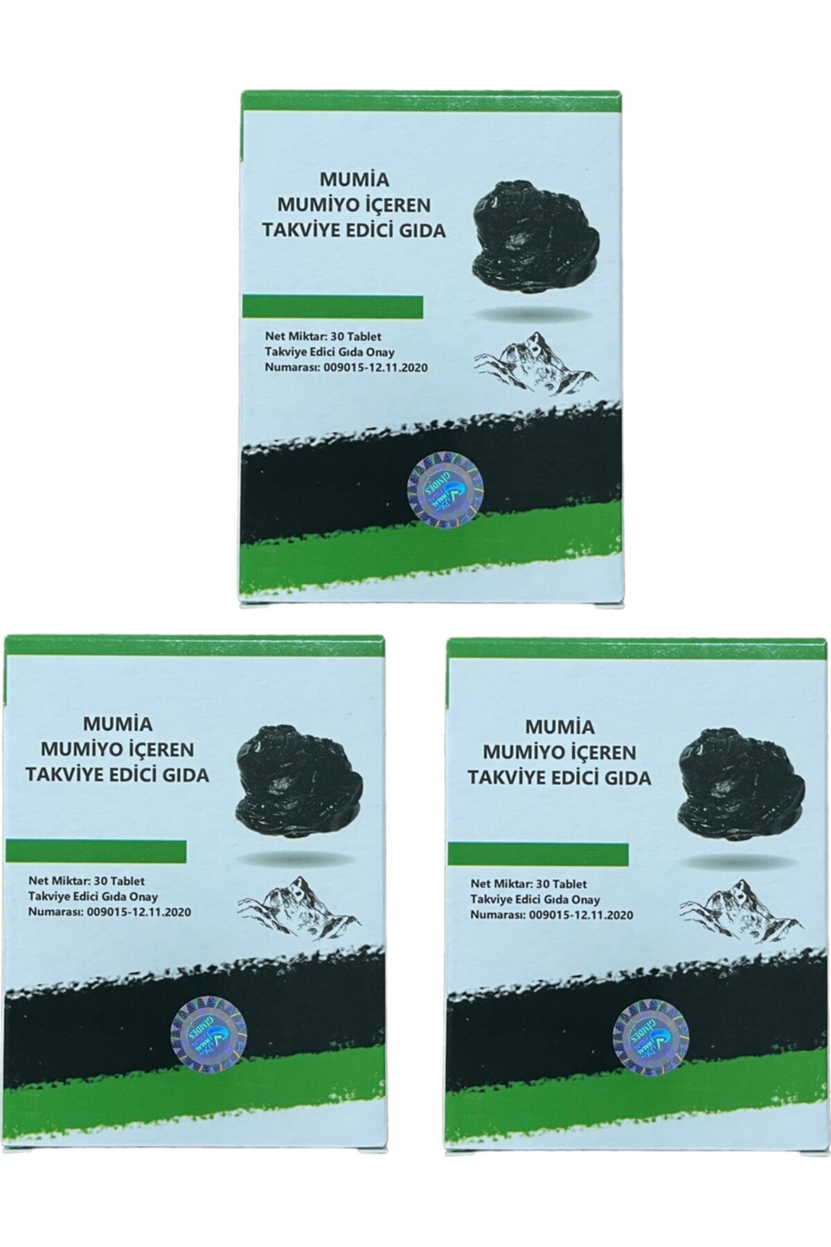 MUMİA MUMİYO İÇEREN TAKVİYE EDİCİ GIDA %100 Saf Mumiyo 30'lu Tablet ...