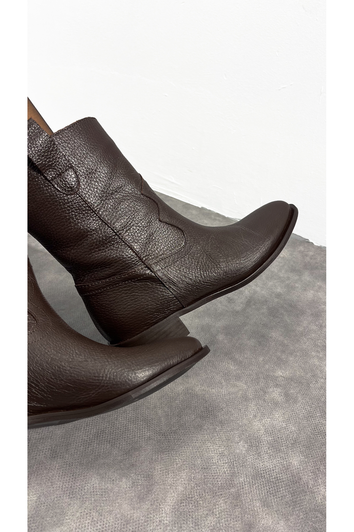 SİBA SHOES Sleipnir Hakiki Deri Kadın Acı Kahve Kovboy Bot - Fiyatı ...