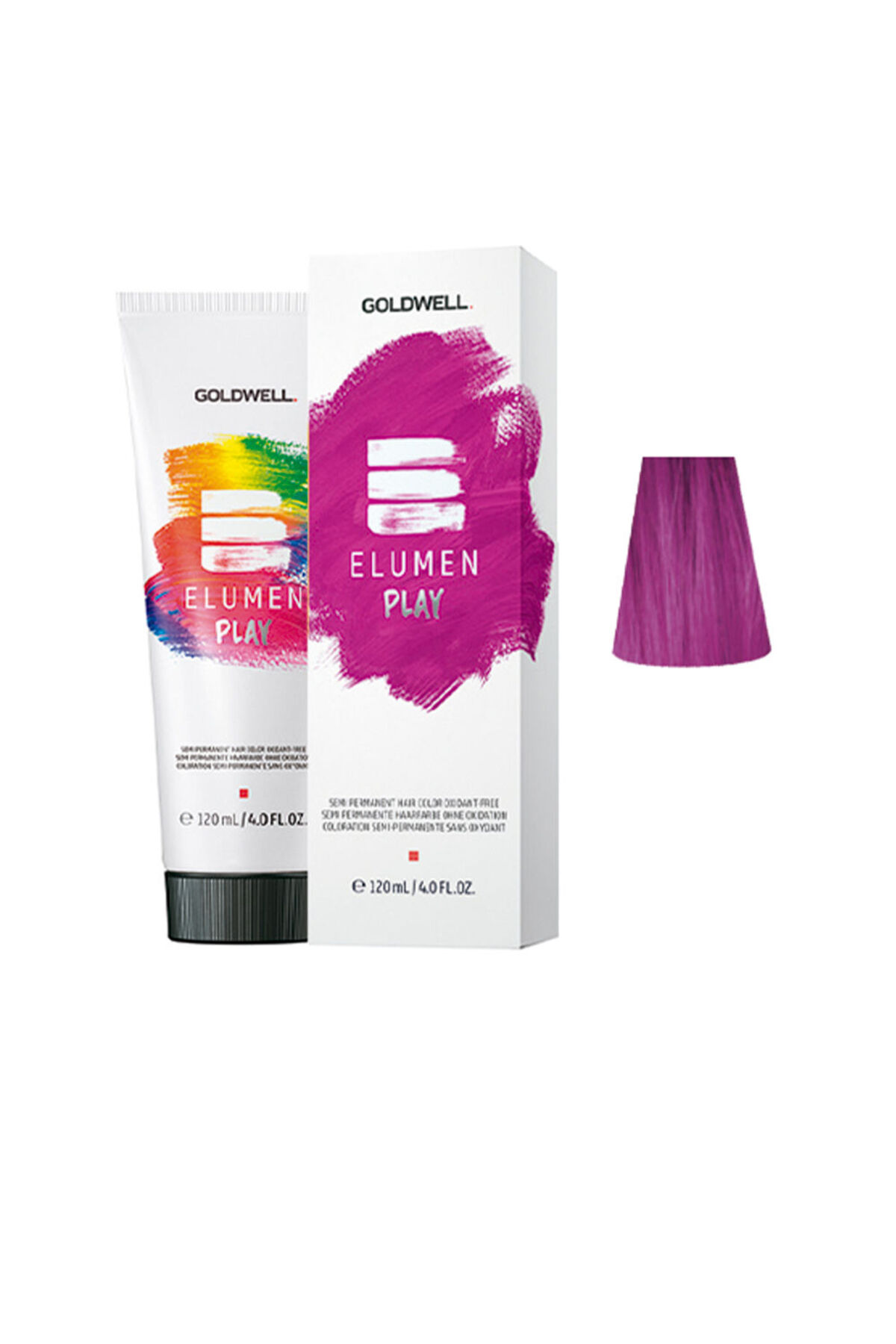 GOLDWELL Elumen Play Semi Permanent Hair Color Oxidant-free #pink 120 ...