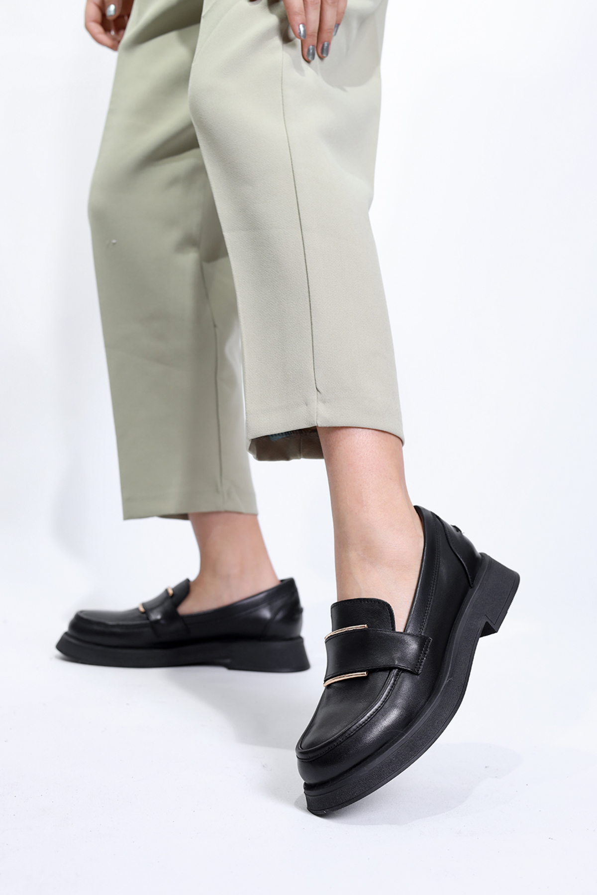 ELİT SHOES Lily Haiki Deri Kadın Loufer - Fiyatı, Yorumları