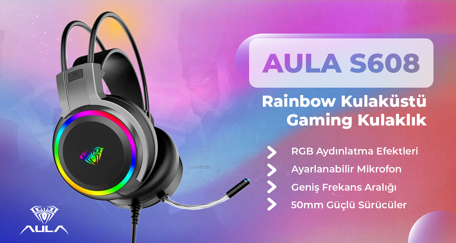 Genel Markalar S608 Rainbow 3.5mm Usb-a Gaming Oyuncu Kulaklığı - Fiyatı, Yorumları