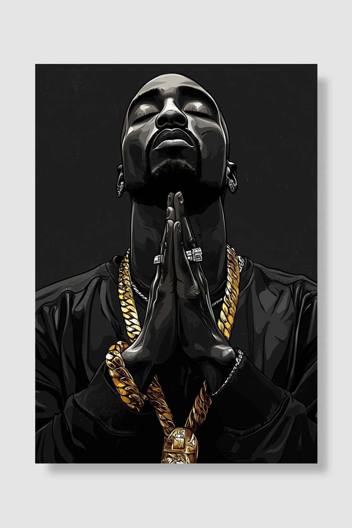kubdekor 2pac Rapper Legend Müzik Poster Çerçevesiz Yüksek Kalite Müzik ...