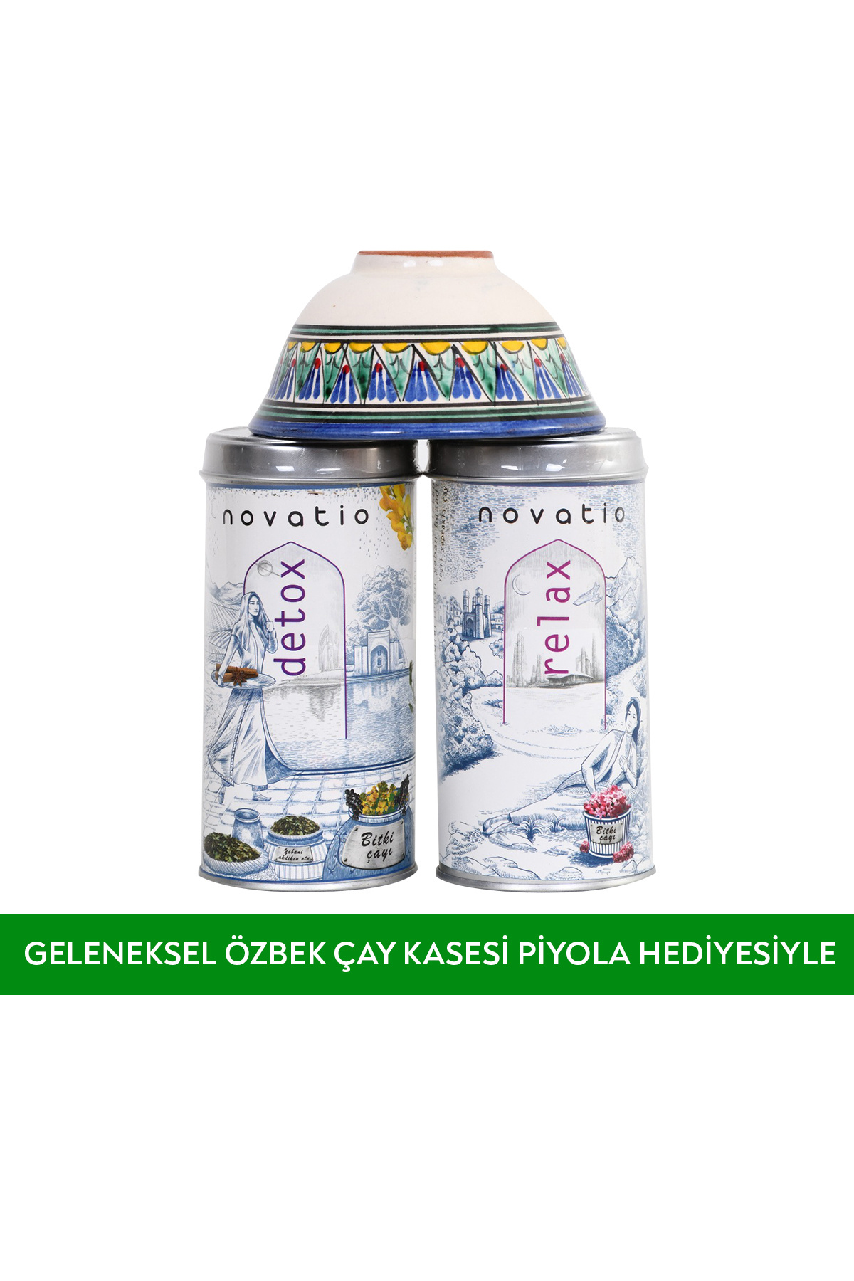 Novatio Detox Bitki Cayi (75 GR) & Relax Bitki Cayi (75 GR) (GELENEKSEK ...