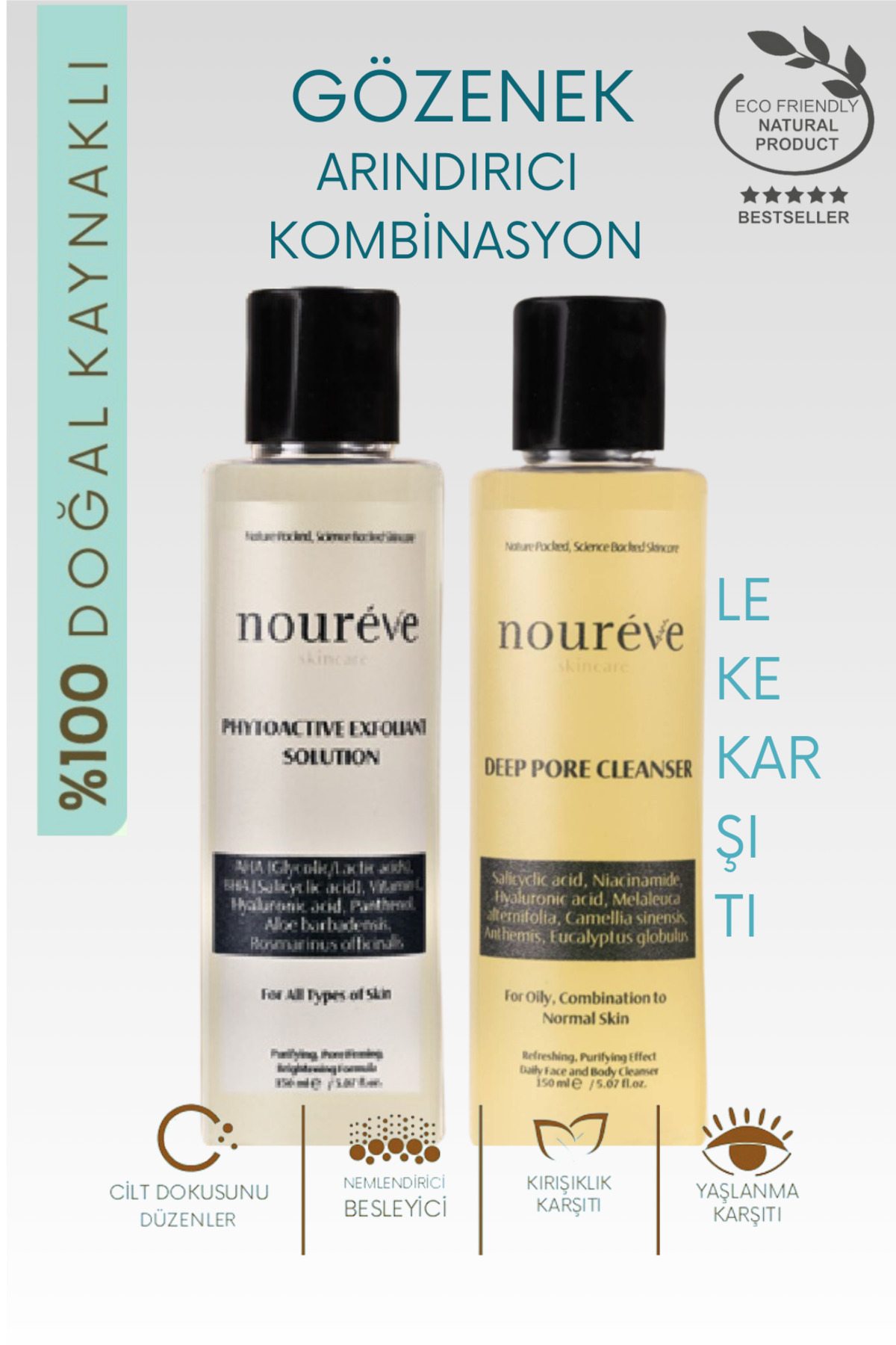 noureve Pore Refining Combo – Gözenek Arındırıcı & Sıkılaştırıcı Ikili Set | Aha/bha & Salisilik ...