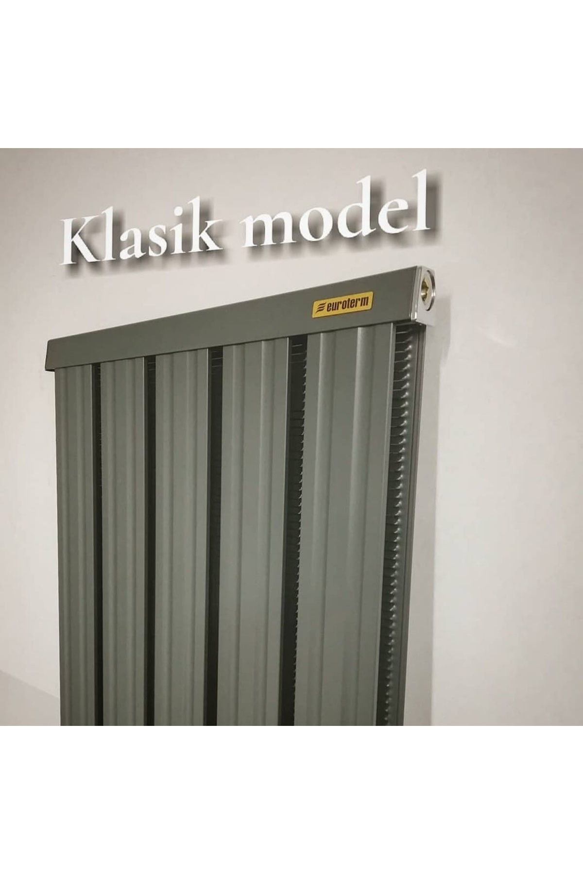 ALURAD Alüminyum Panel Radyatör Klasik Model 1500 Mm X 4 Dilim Ral 7016 ...