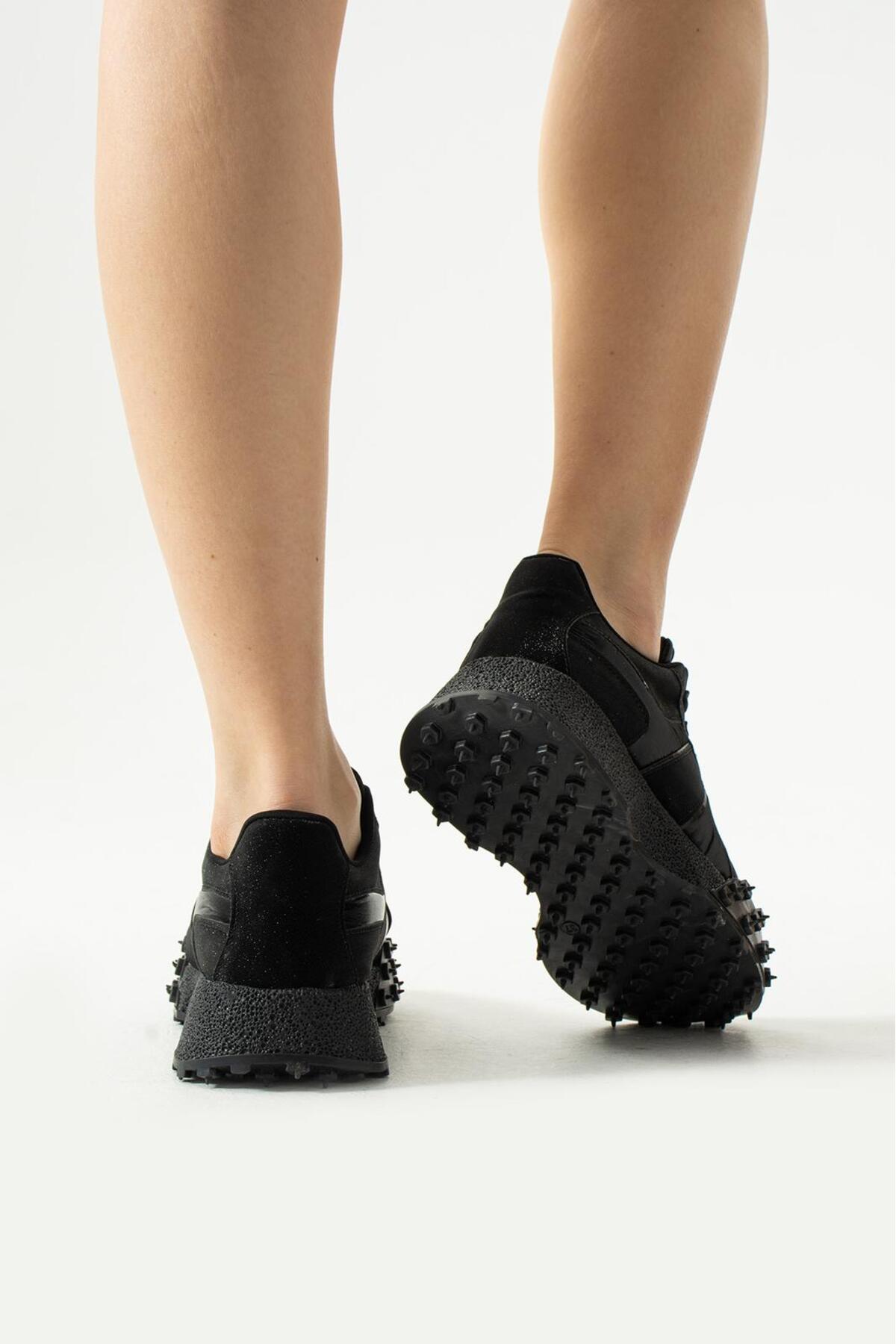 ROSA SHOES kadın spor ayakkabı simli siyah Fiyatı, Yorumları - Trendyol