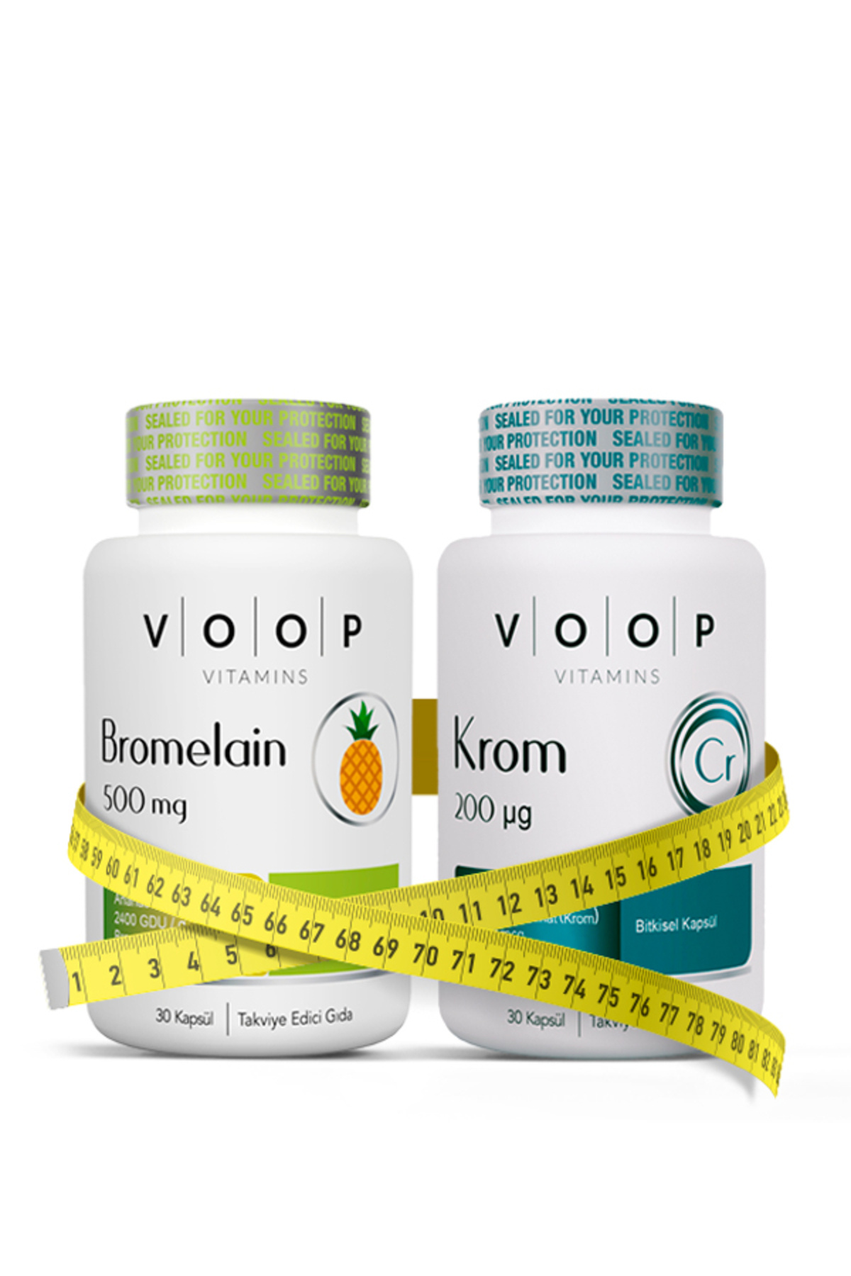 VOOP Formunu Güçlendiren Ikili Set - Krom & Bromelain | Bitkisel Vegan ...