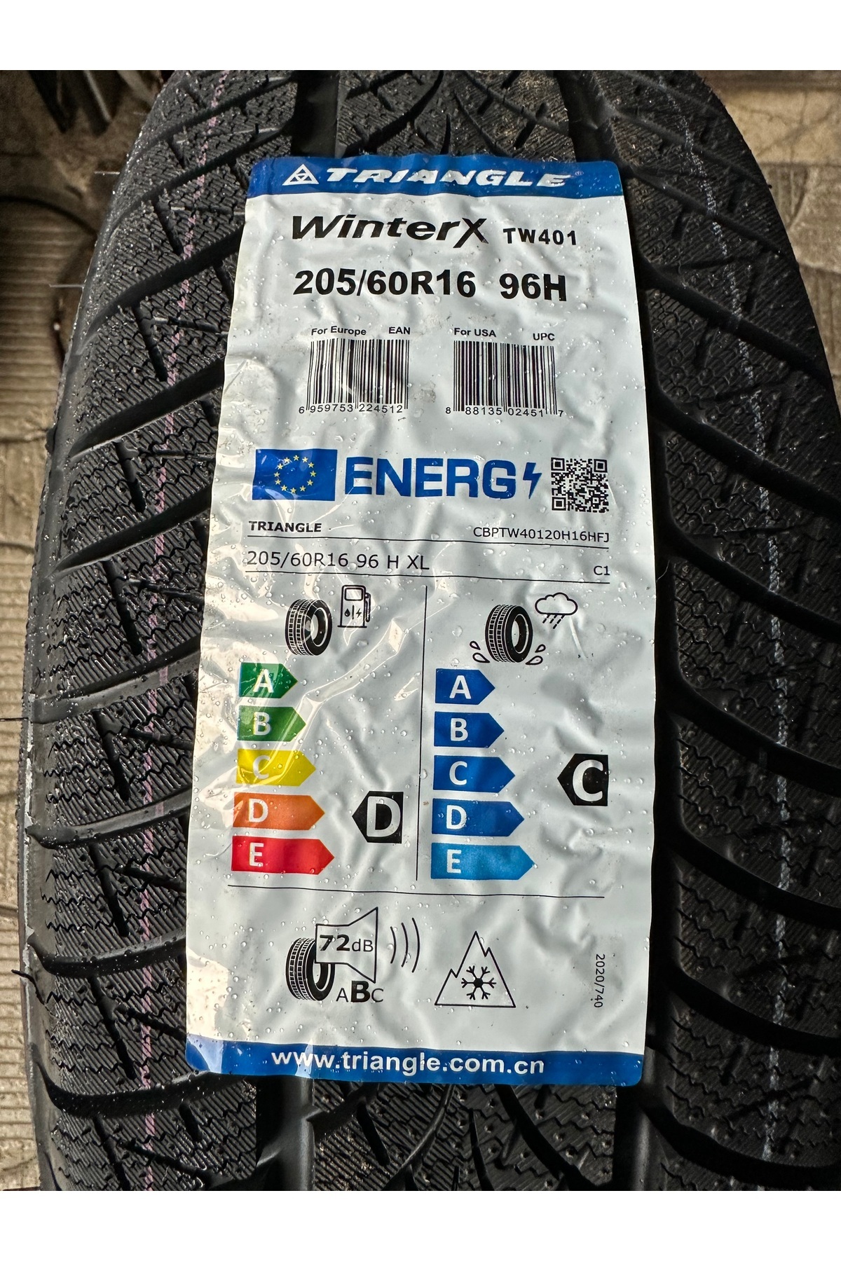Triangle 205/60R16 96H WİNTERX TW401 M+S TRIANGLE 2024ÜRETİMFiyatı ...