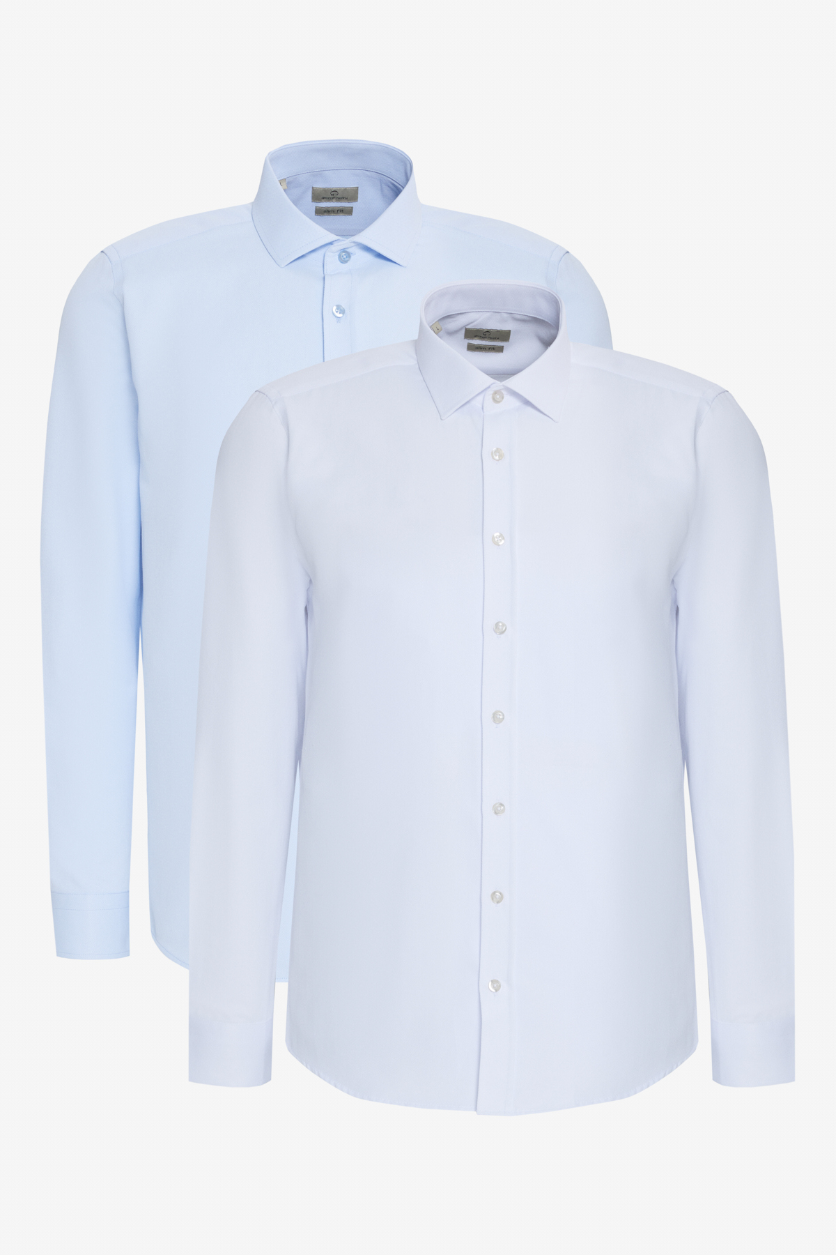 George Henry 2'li Paket Pamuklu Oxford Slim Fit Dar Kesim Klasik Yaka ...