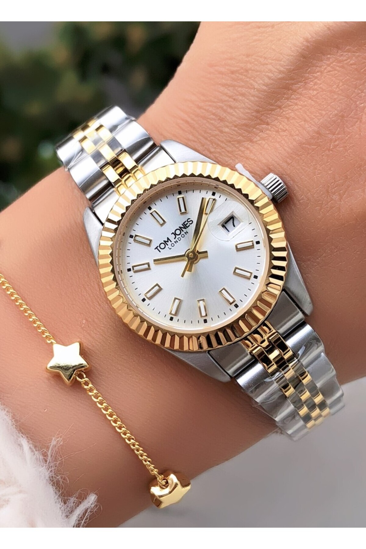 Tom Jones Çelik Kadın Kol Saati 3 ATM Su Geçirmez 2Yıl Garantili ...