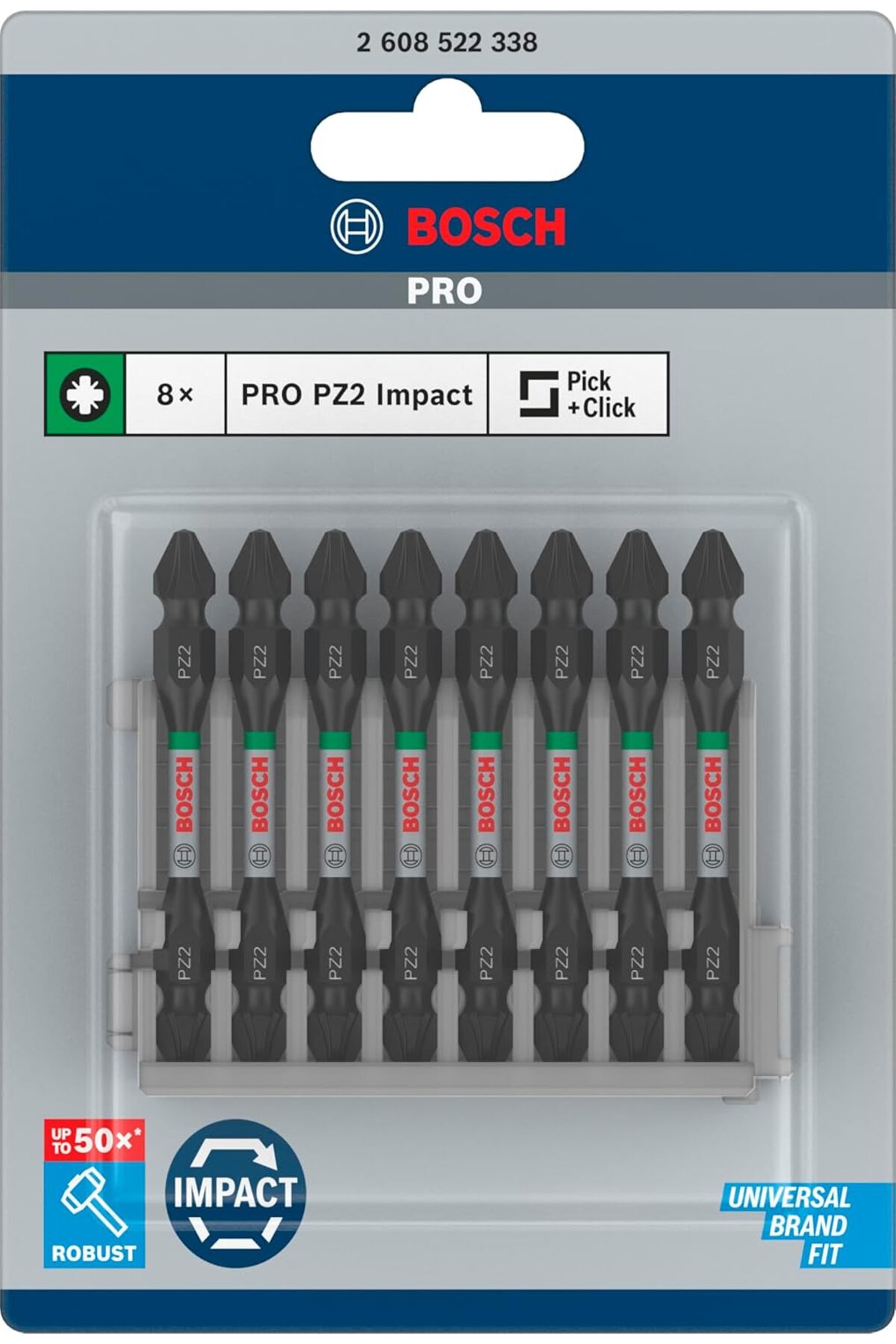 Bosch ImpactC Vidalama Çift Uç PZ2*65mm 8'li Fiyatı, Yorumları - Trendyol