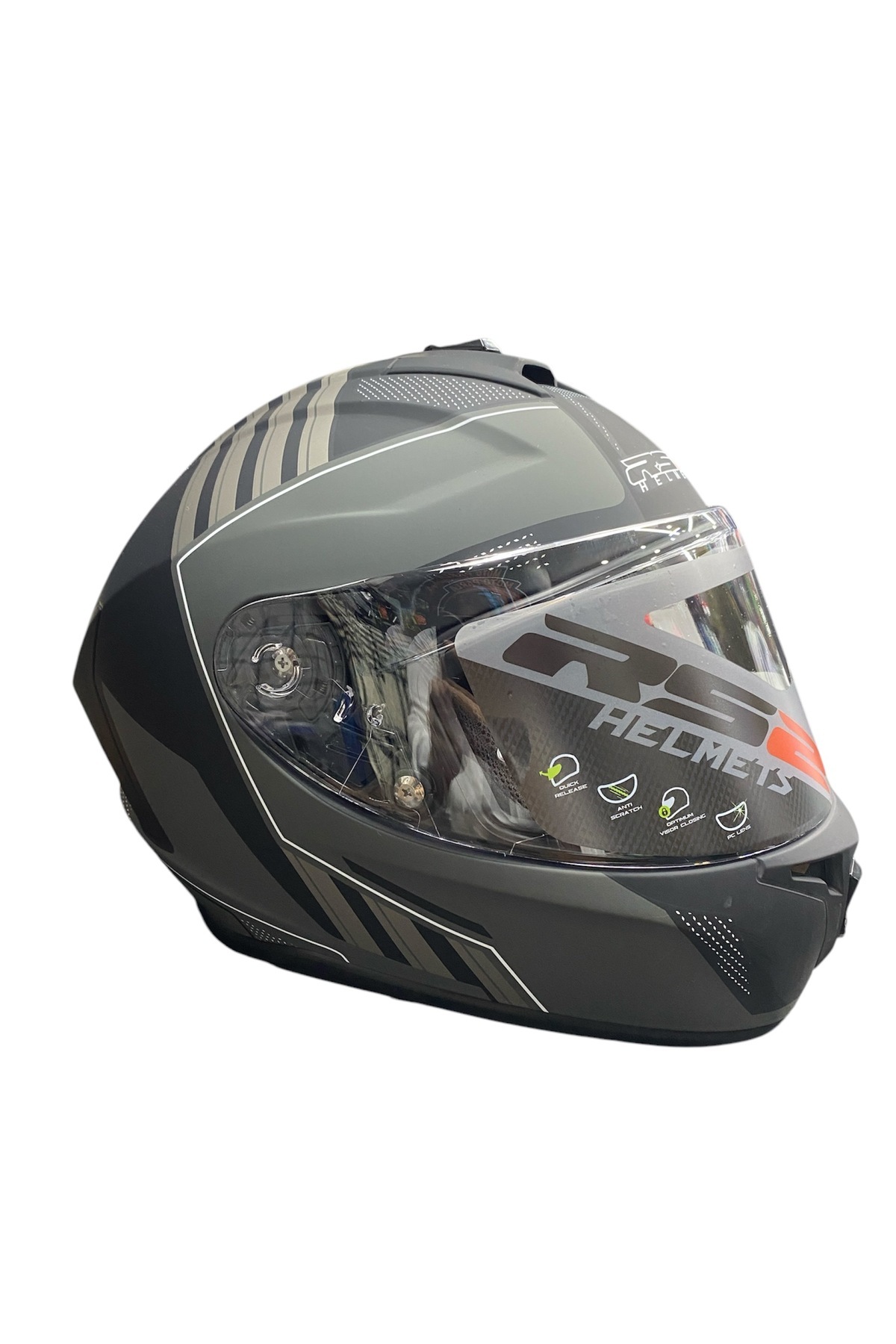 MOTO PARLA RS2 HELMETS Full Face Siyah kapalı motosiklet Kaskı Fiyatı ...