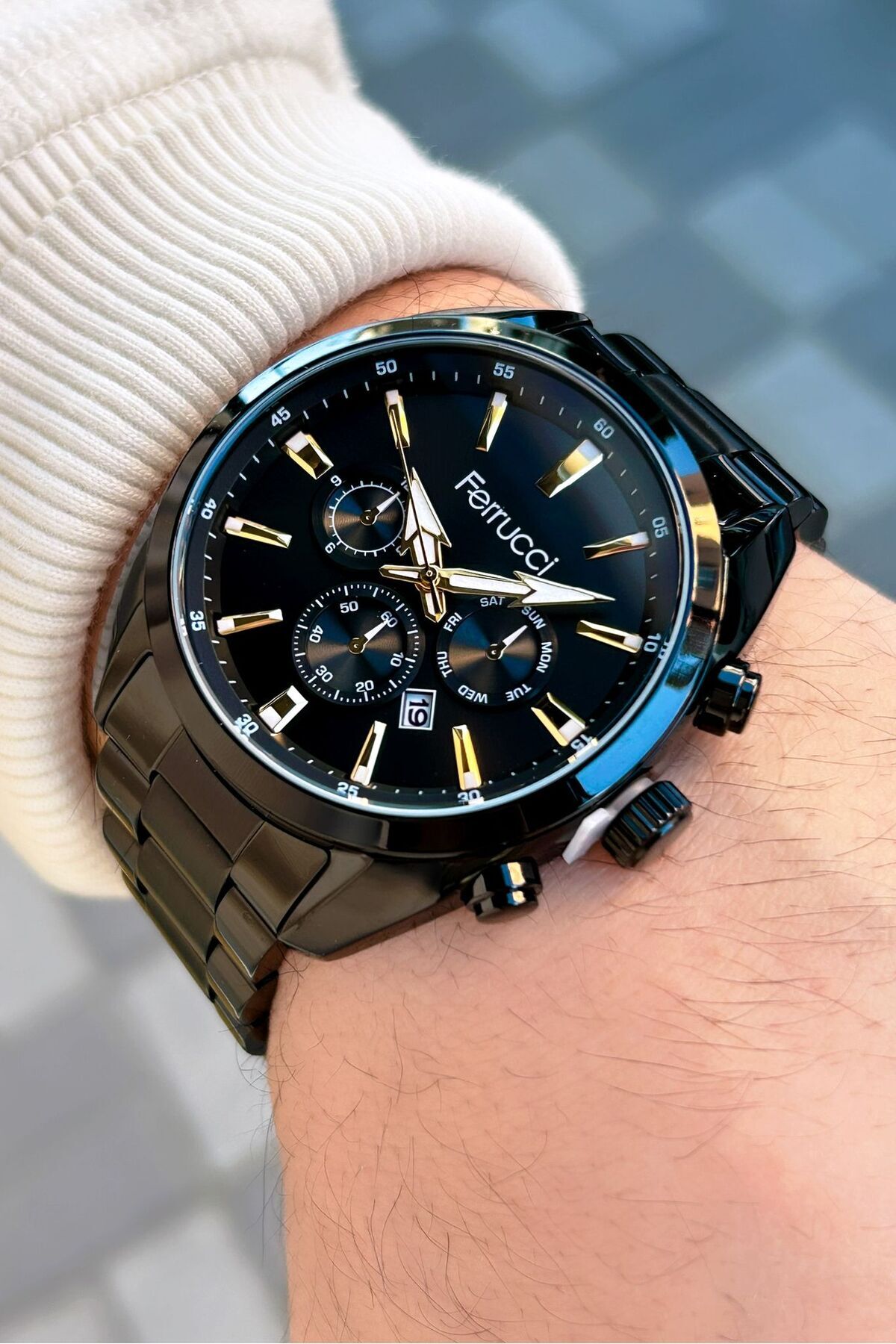 Ferrucci Function Takvimli Erkek Kol Saati 3 Atm Su Geçirmezlik Fiyatı ...