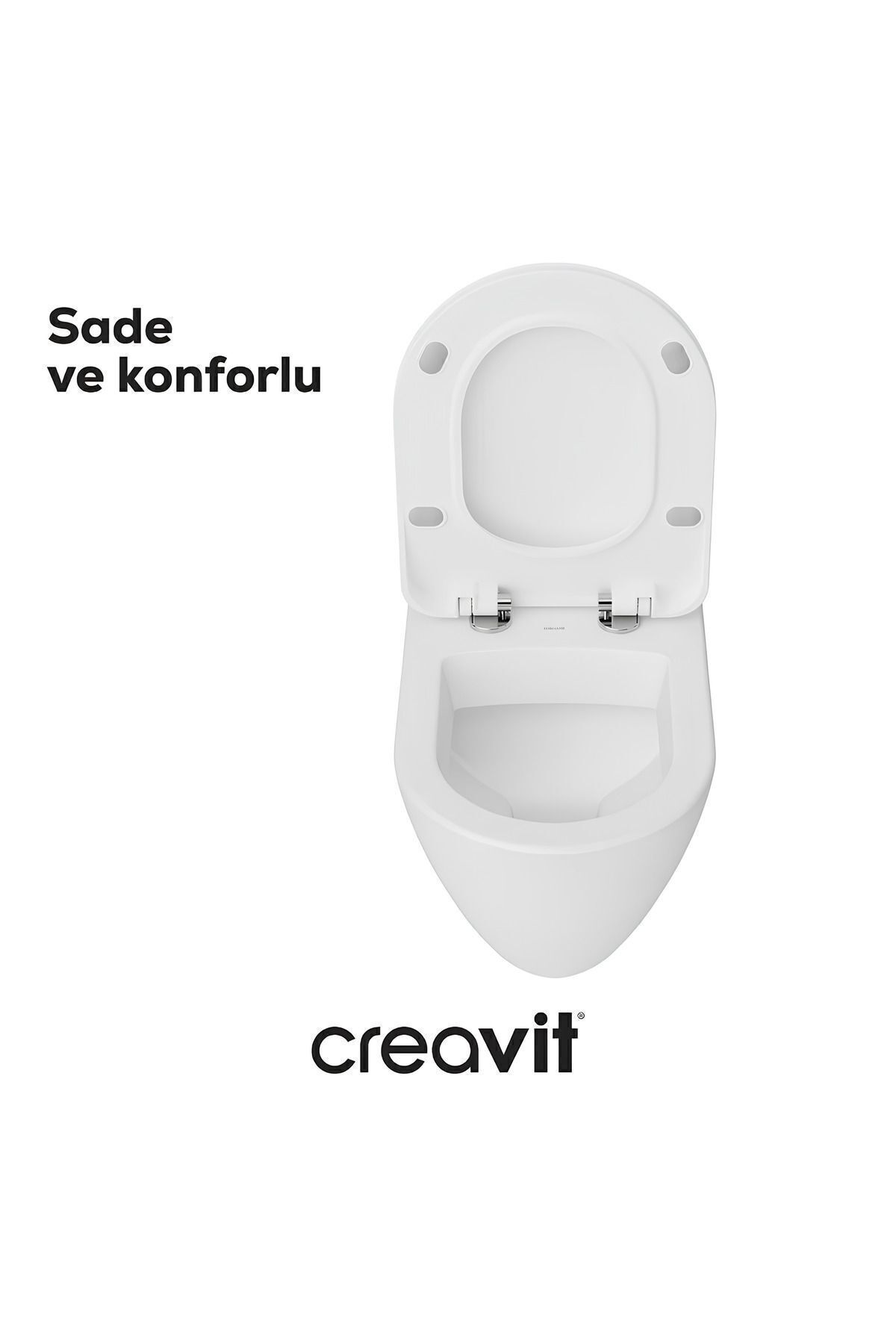 Creavit Terra Asma Klozet & Duck Termoplast Yavaş Kapanan Kapak Set ...