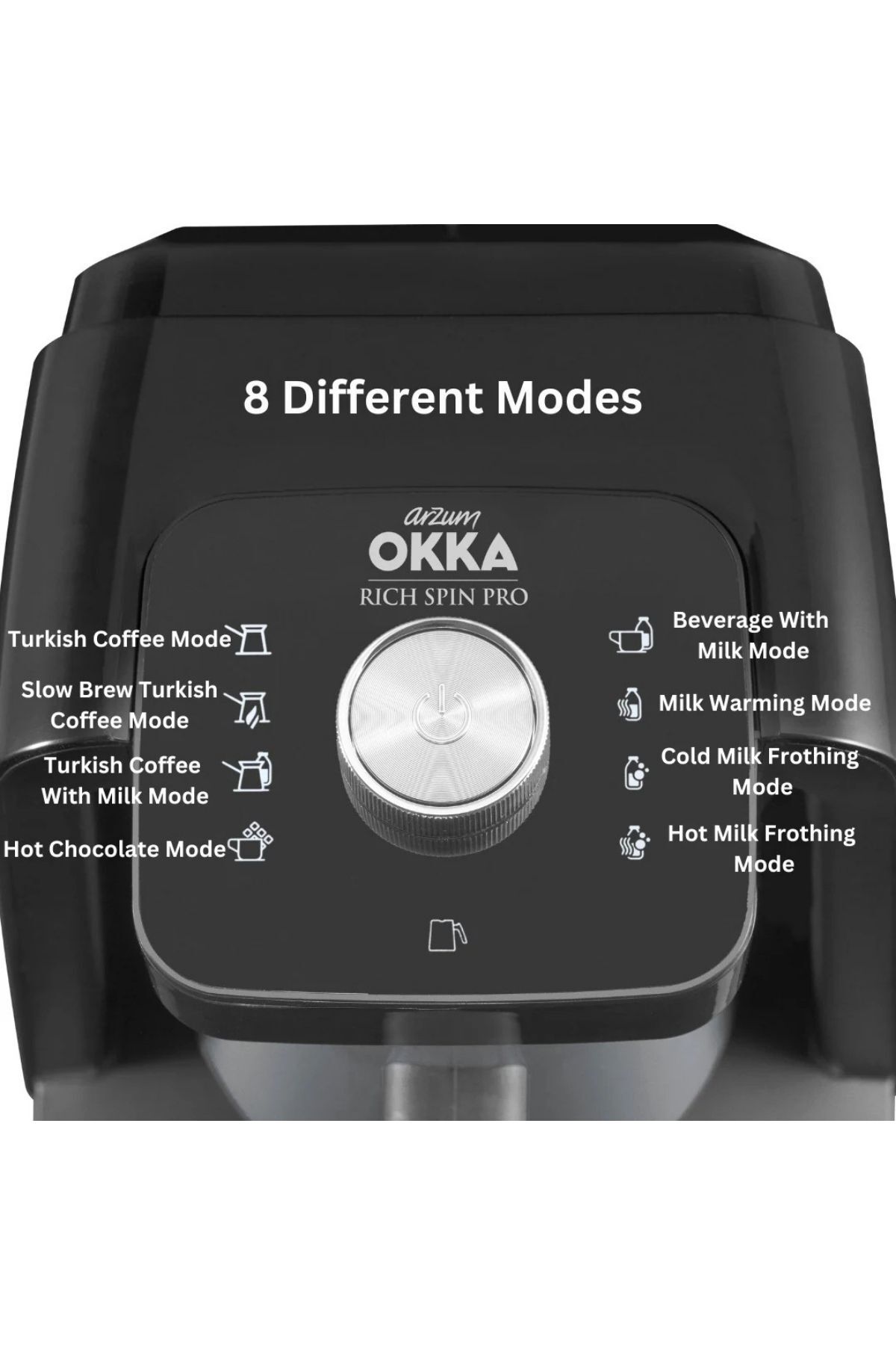 Arzum Okka Rich Turkish Milk Coffee Machine Spin Pro Ok0026 Copper ...