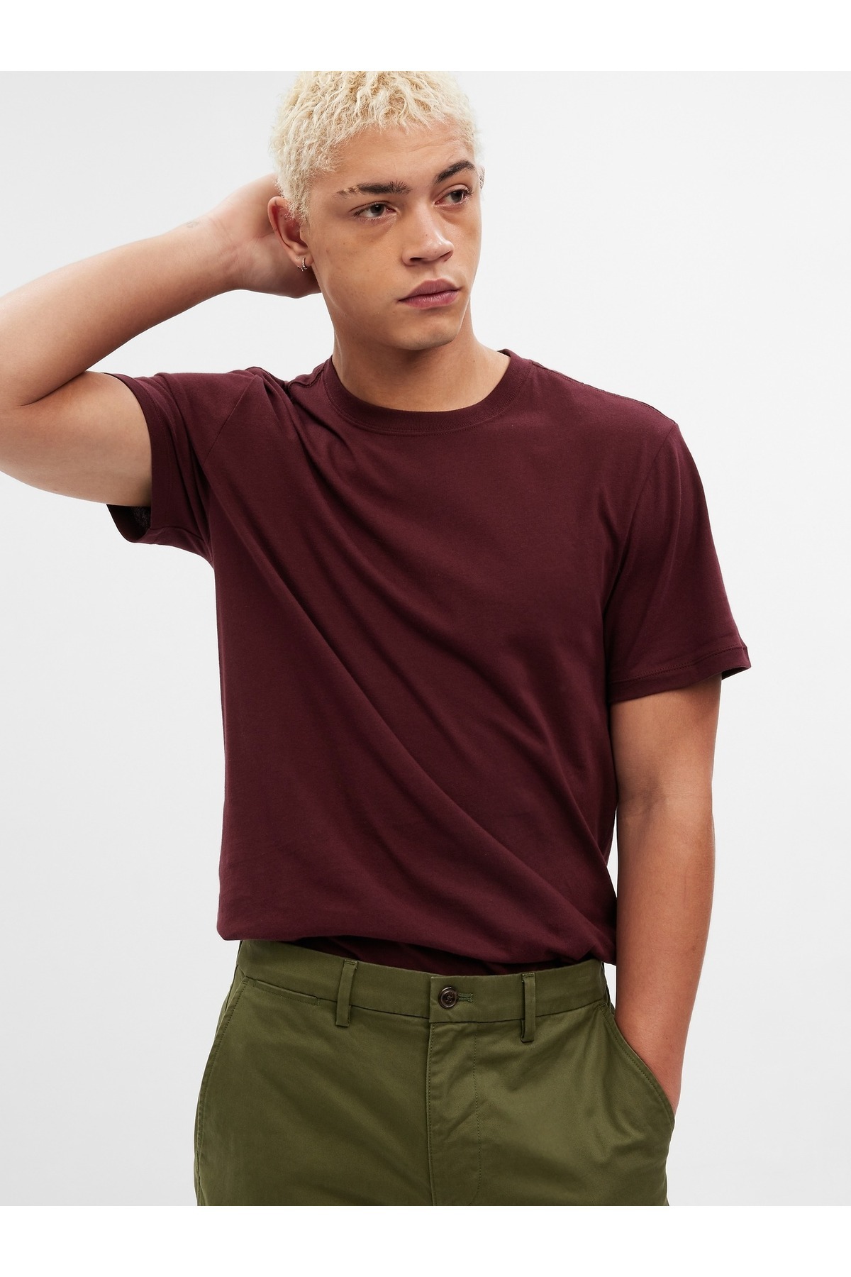 GAP Erkek Bordo Everyday Soft Bisiklet Yaka T-Shirt Fiyatı, Yorumları ...