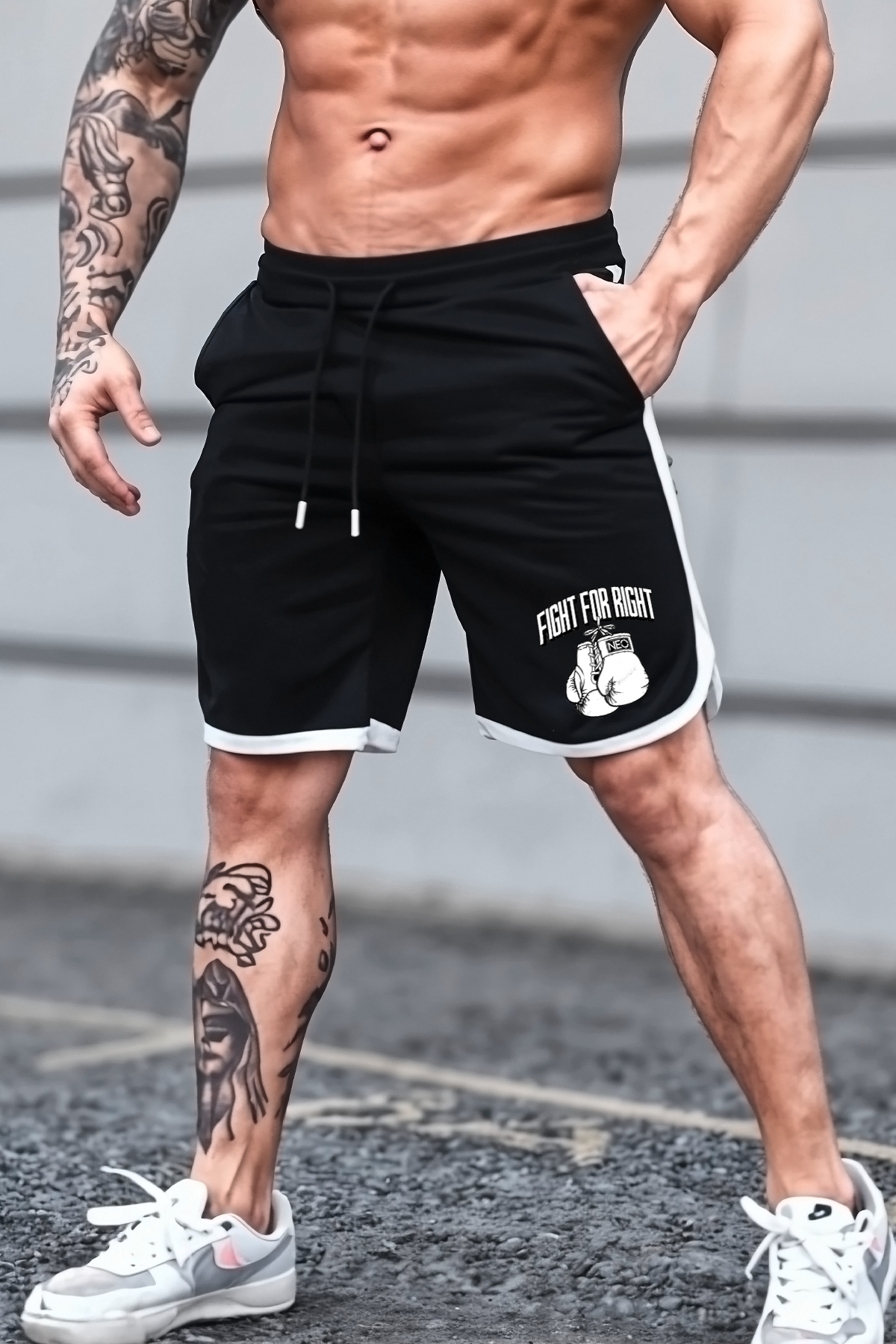 Sebesta Fashion Yeni Sezon Koşu Fitness Kick Boks Siyah Sporcu Şortu ...