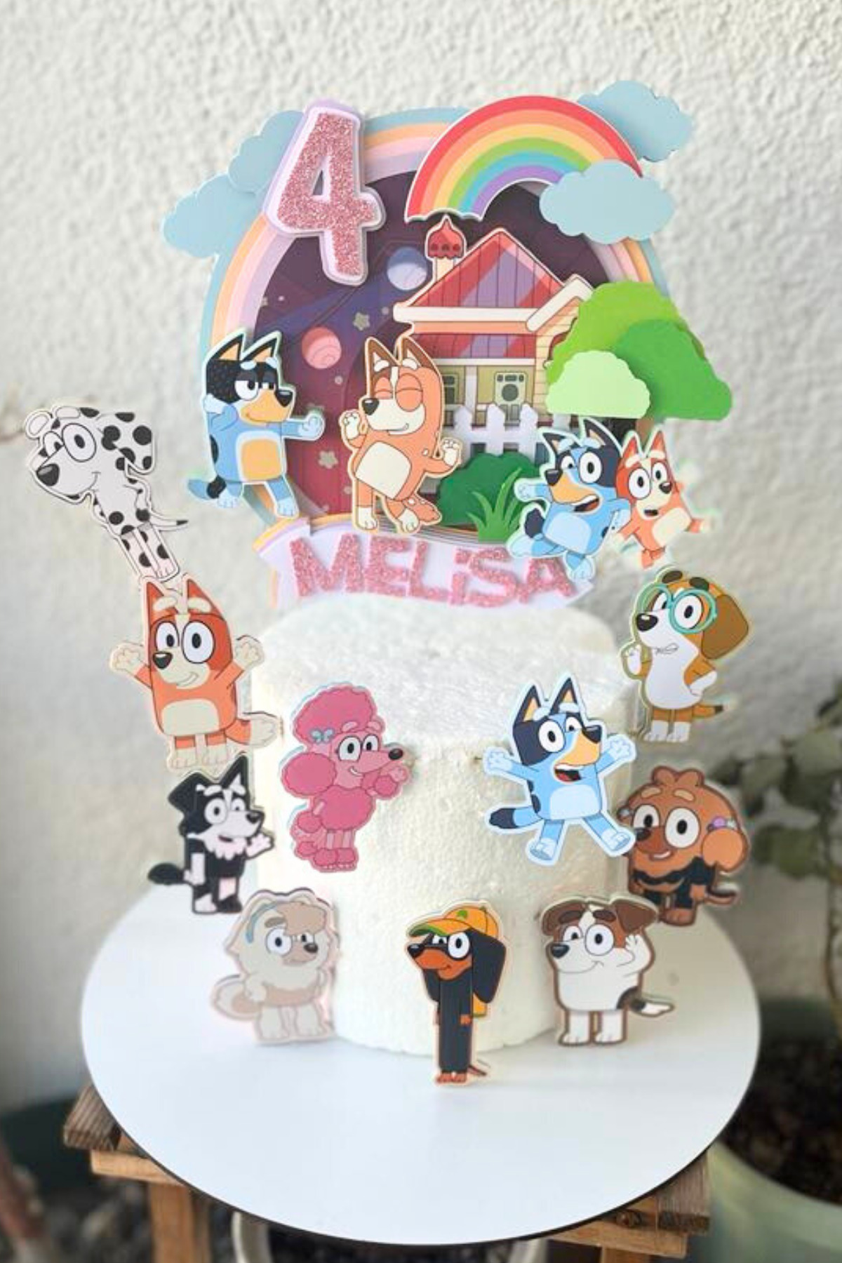 caketopper BLUEY Temalı Pasta Süsü Bluey Karakterleri Erkek Kız Çocuk ...