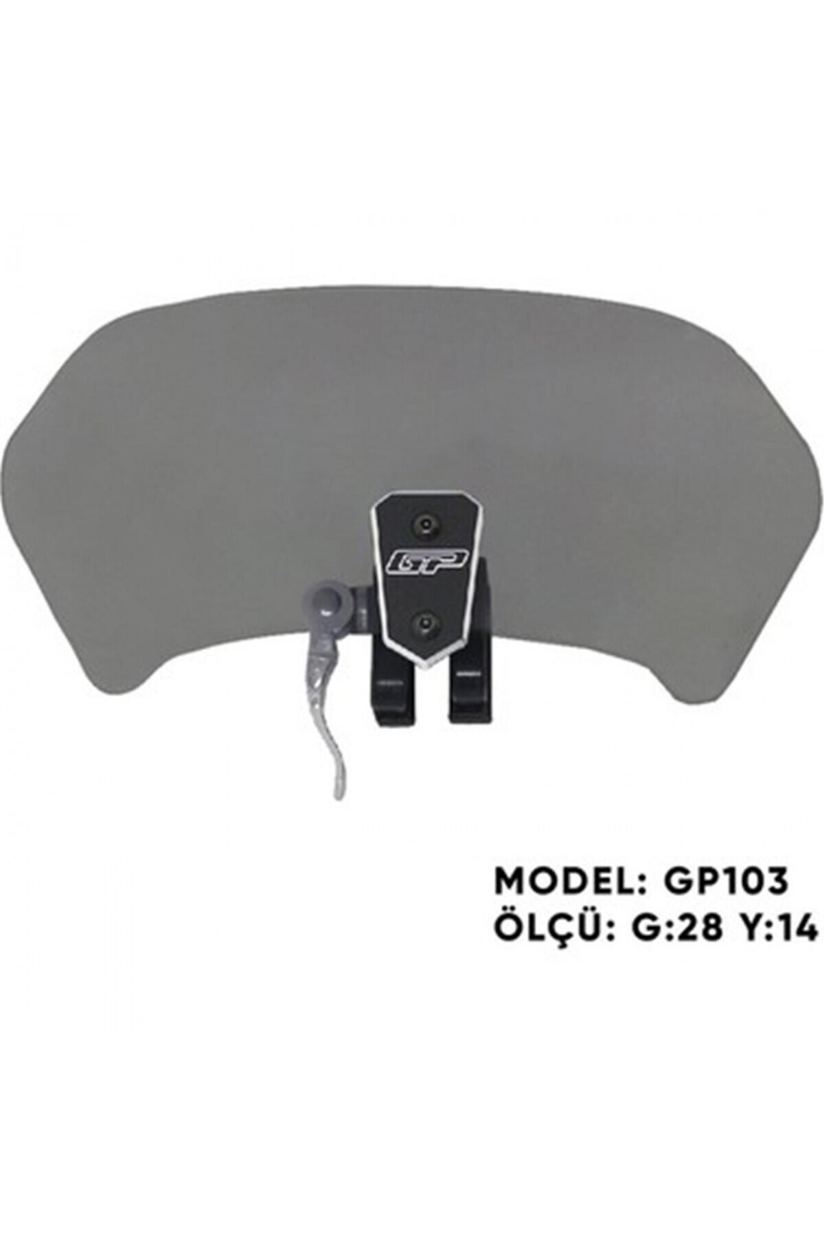 GP KOMPOZİT Gp Kompozit Deflektör Asansörlü Füme Gp103 Siyah Bağlantılı ...