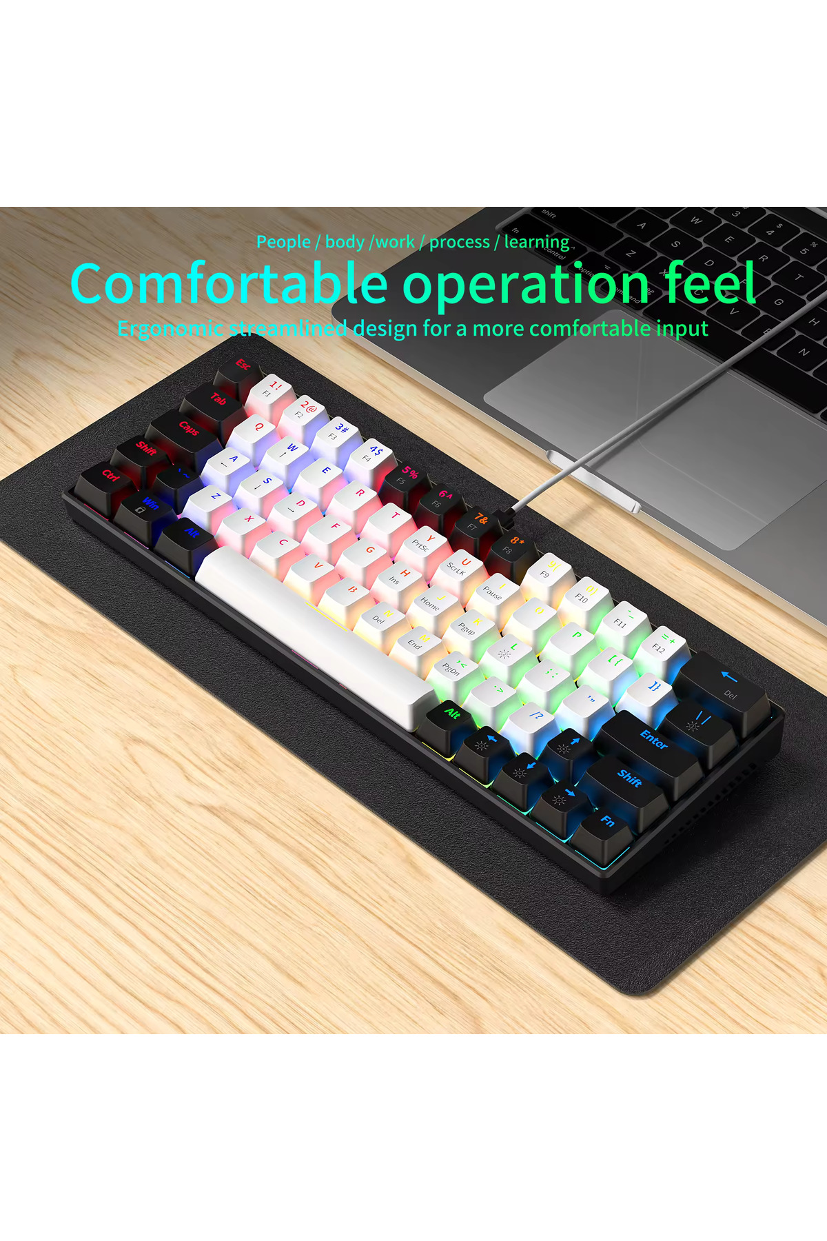 ZIFRIEND Ka646 Kırmızı Switch Mekanik Oyuncu(GAMING) Klavyesi Rgb ...