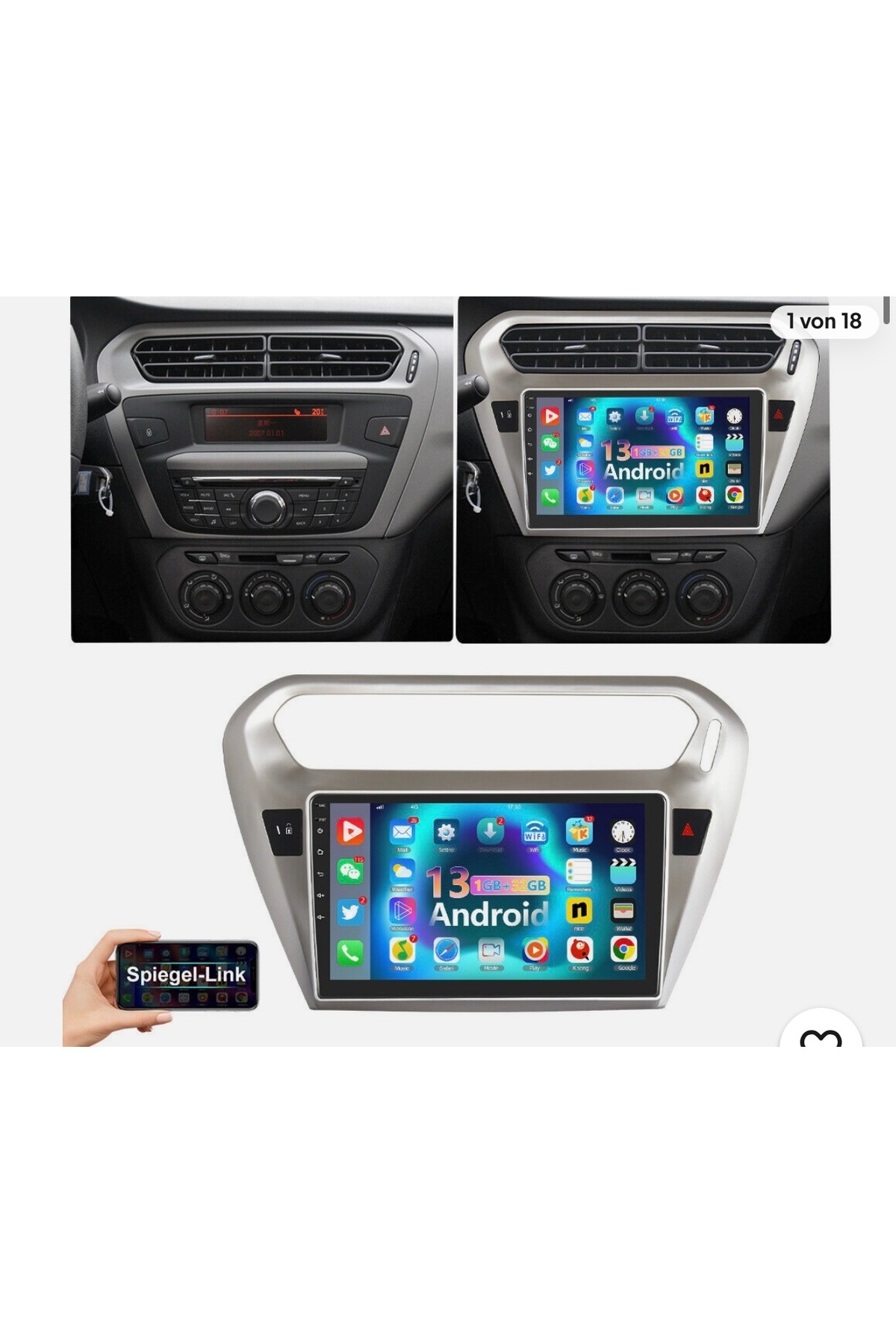 md Peugeot 307/ci?troen Uyumlu C Elysee Multi?medya!4gb Ram 64gb Hafiza ...
