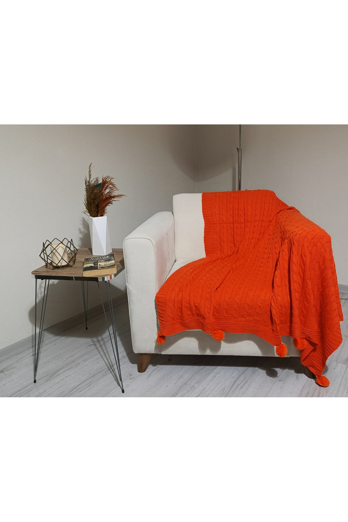 Lazgo.61 Triko TV diz üstü battaniyesi, şal Fiyatı, Yorumları - Trendyol