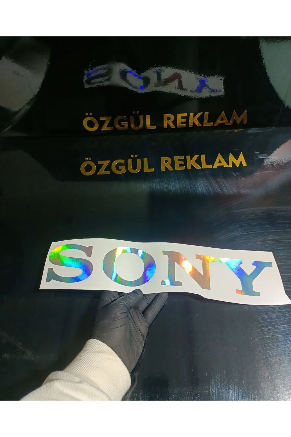 3M Araba Arka Cam Yazıları / Araç Sticker / Hologram Sticker / Motor ...