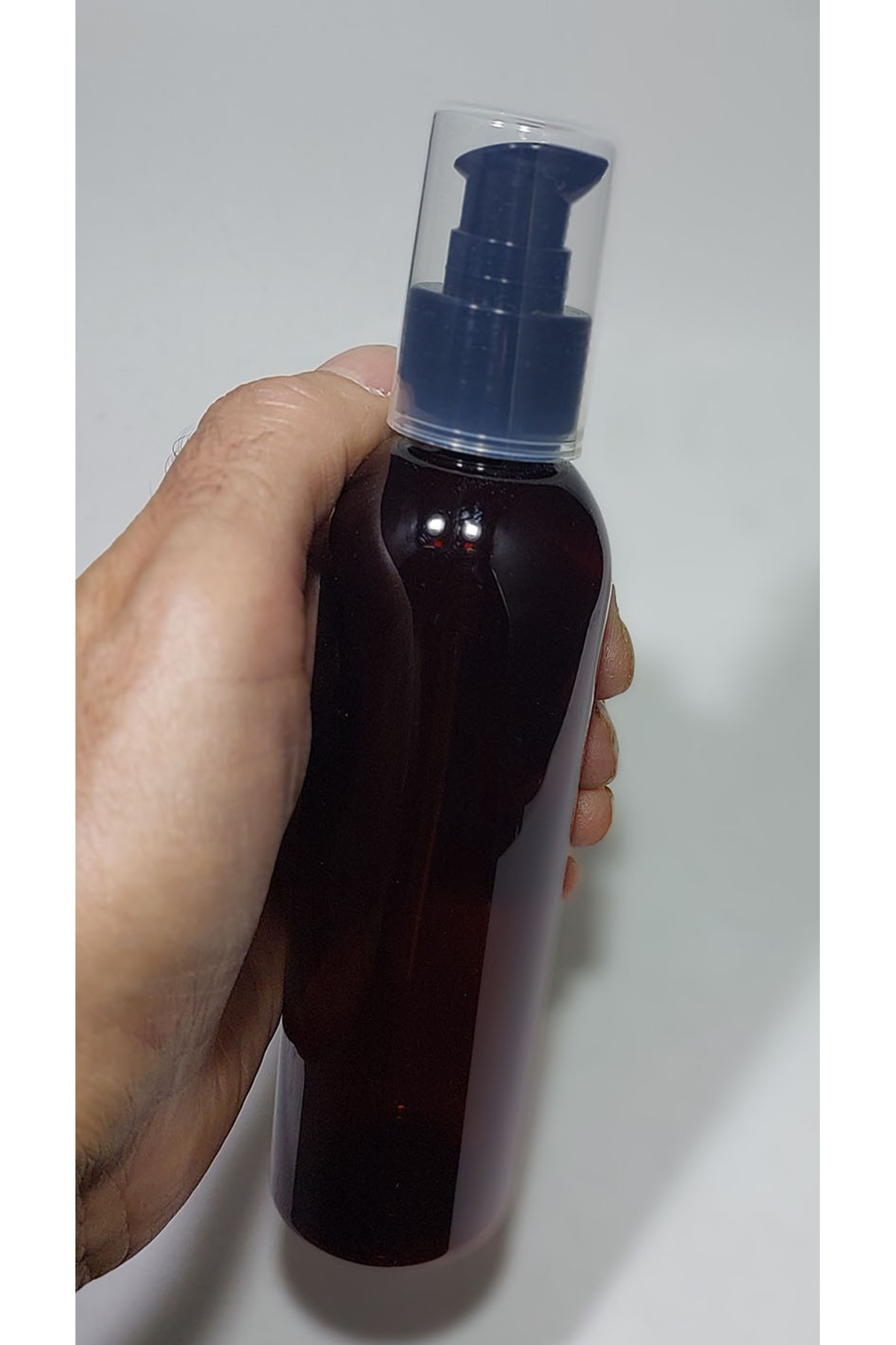 dercam 200 ml amber Losyon Sprey Şişe 200 Cc Sızdırmaz siyah Krem Pompa ...