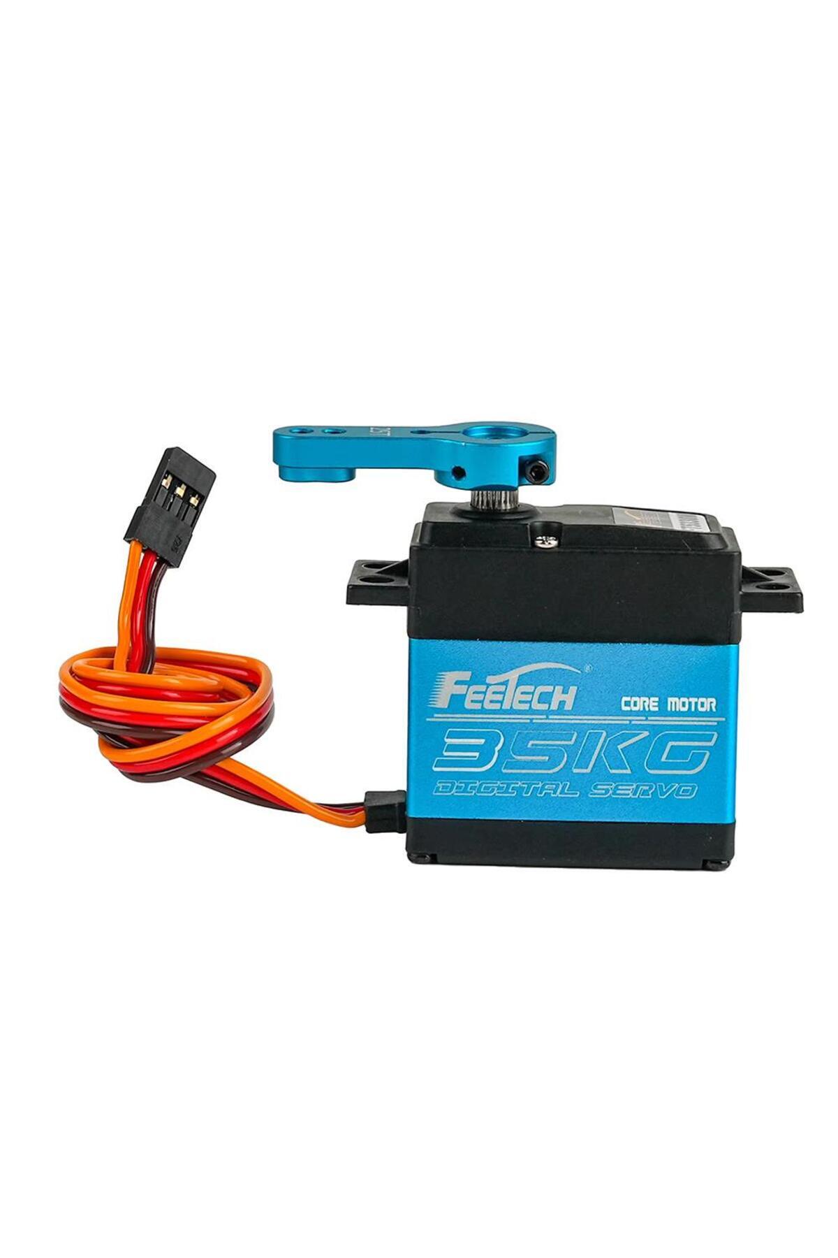 TLS Robotik FeeTech 180 Derece Digital Su Geçirmez Servo Motor 7.4V ...