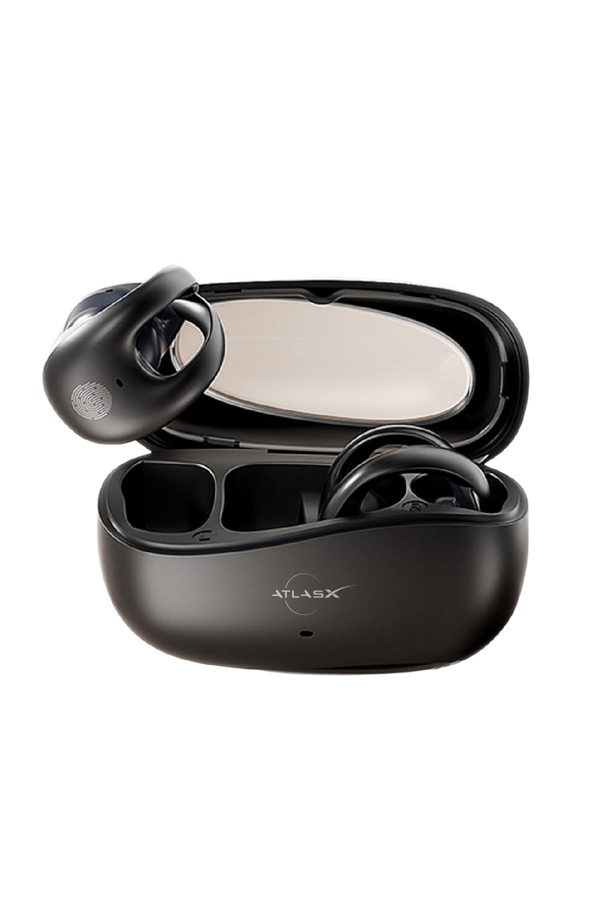 Spovan AtlasX AirClips BT 5.4 OWS HIFI Spor Kablosuz Kanca Bluetooth ...