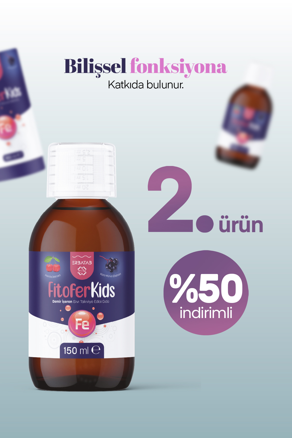 Erbatab Fitofer Kids Çocuk Demir Takviyesi 150 ml Fiyatı, Yorumları ...