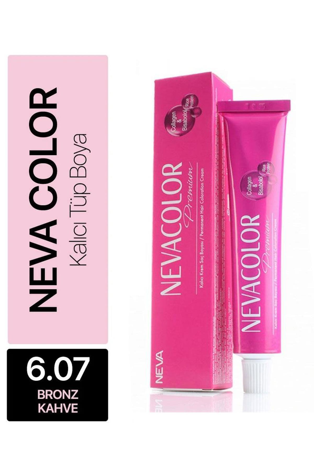 Neva Color Nevacolor Tüp Saç Boyası No: 6.07 Bronz KahveFiyatı ...