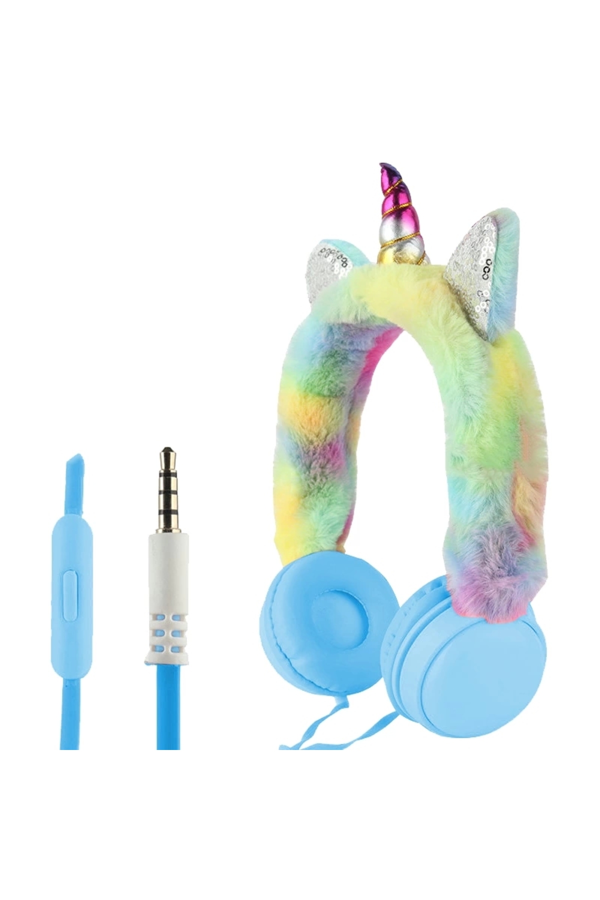 belle vista AH-007 3.5MM JACKLI KULAKÜSTÜ KABLOLU PELUŞ UNİCORN ...