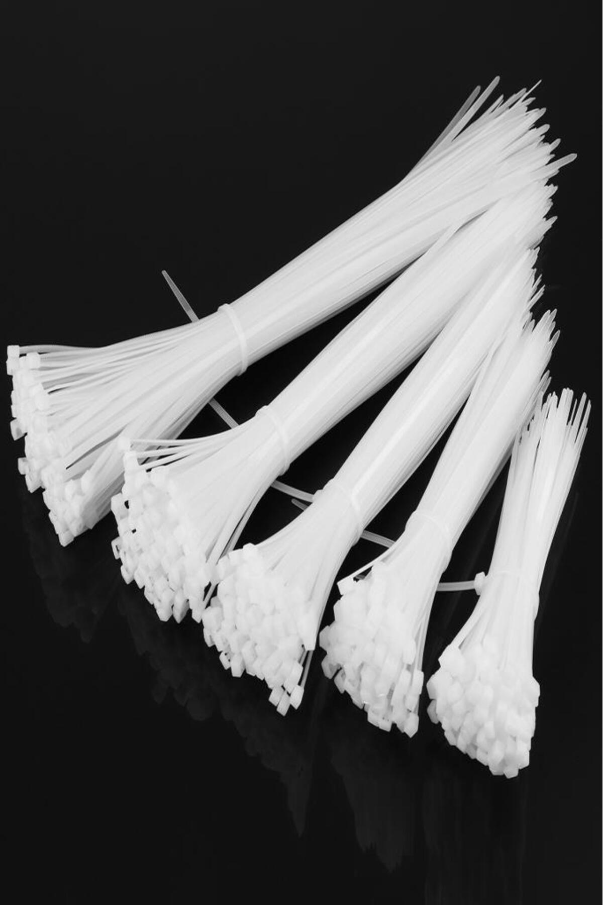 Pemsan (50 Adet) 40cm X 4,8mm Plastik Cırt Kelepçe ( Kablo Bağı ) Beyaz ...