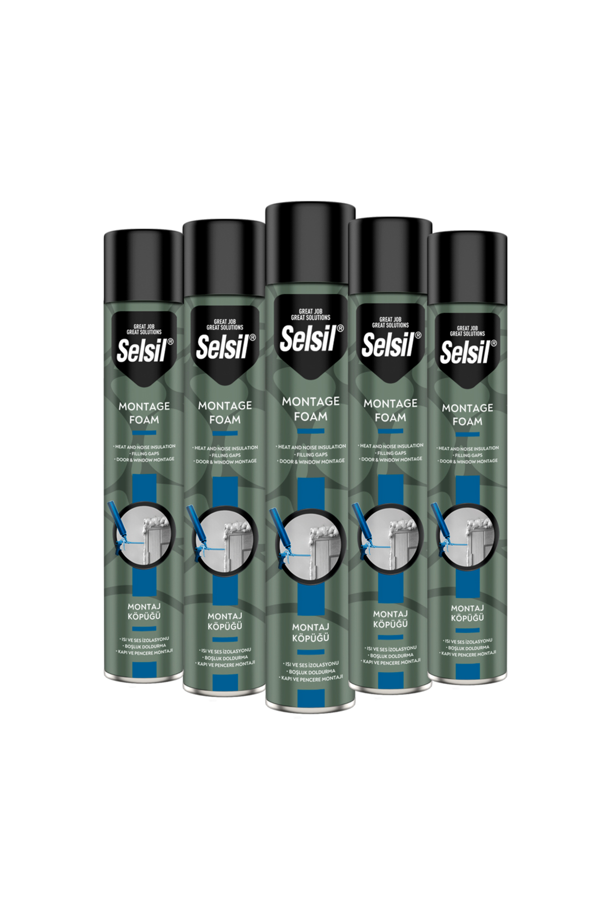 Selsil SELSİL 16 Adet Poliüretan Montaj Köpüğü 600 Gr - Fiyatı, Yorumları