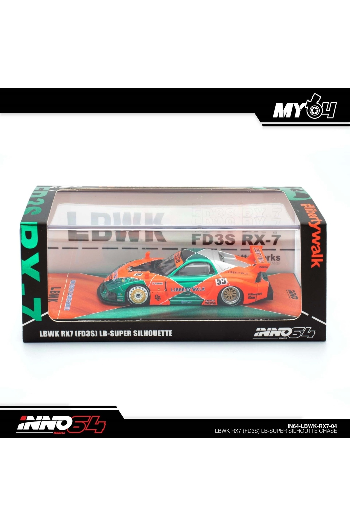 Inno 64 Models 1:64 INNO64 LBWK RX7 (FD3S) LB-Super CHASE - Fiyatı ...