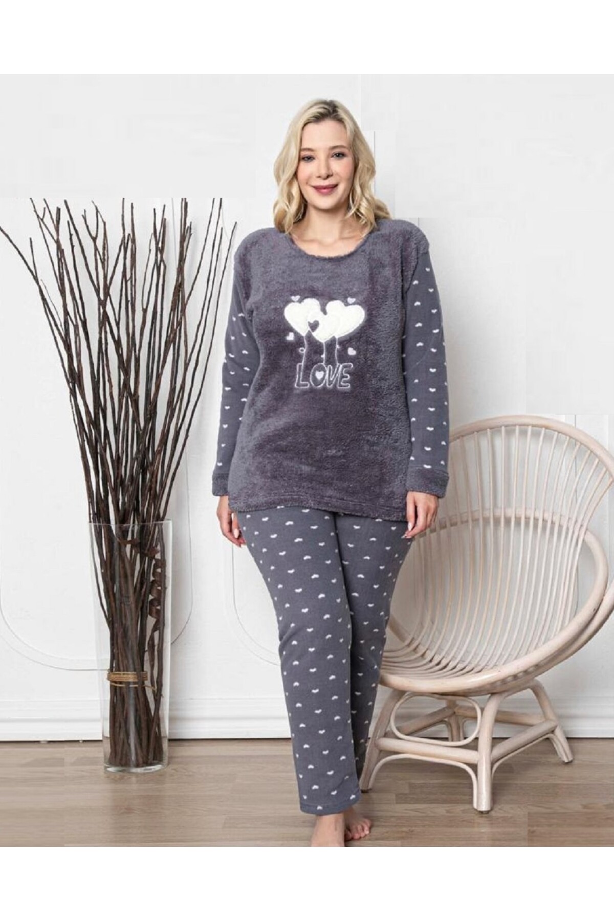 ROMEO LİFE Kışlık Polar Büyük Beden Pijama Takım 3016 Fiyatı, Yorumları ...