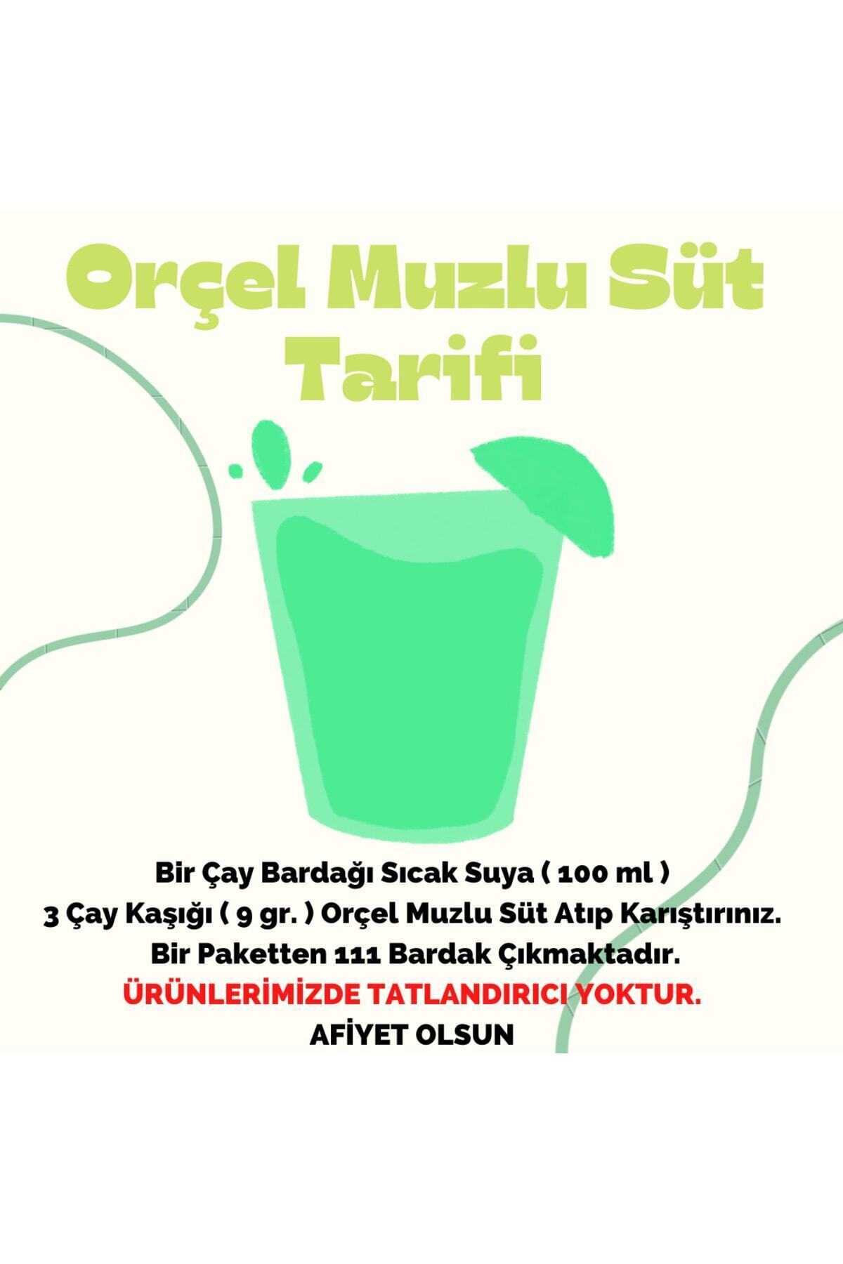 ORÇEL Muzlu Süt Aromalı Içecek Tozu Oralet Çay 1 Kg.Fiyatı, Yorumları ...