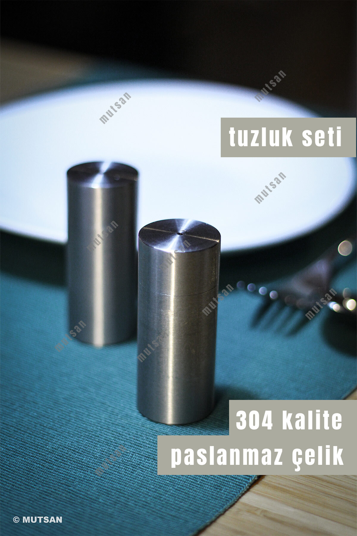 NORREN 2'li Paslanmaz Çelik Tuzluk Ve Karabiberlik Seti | 304 Kalite ...