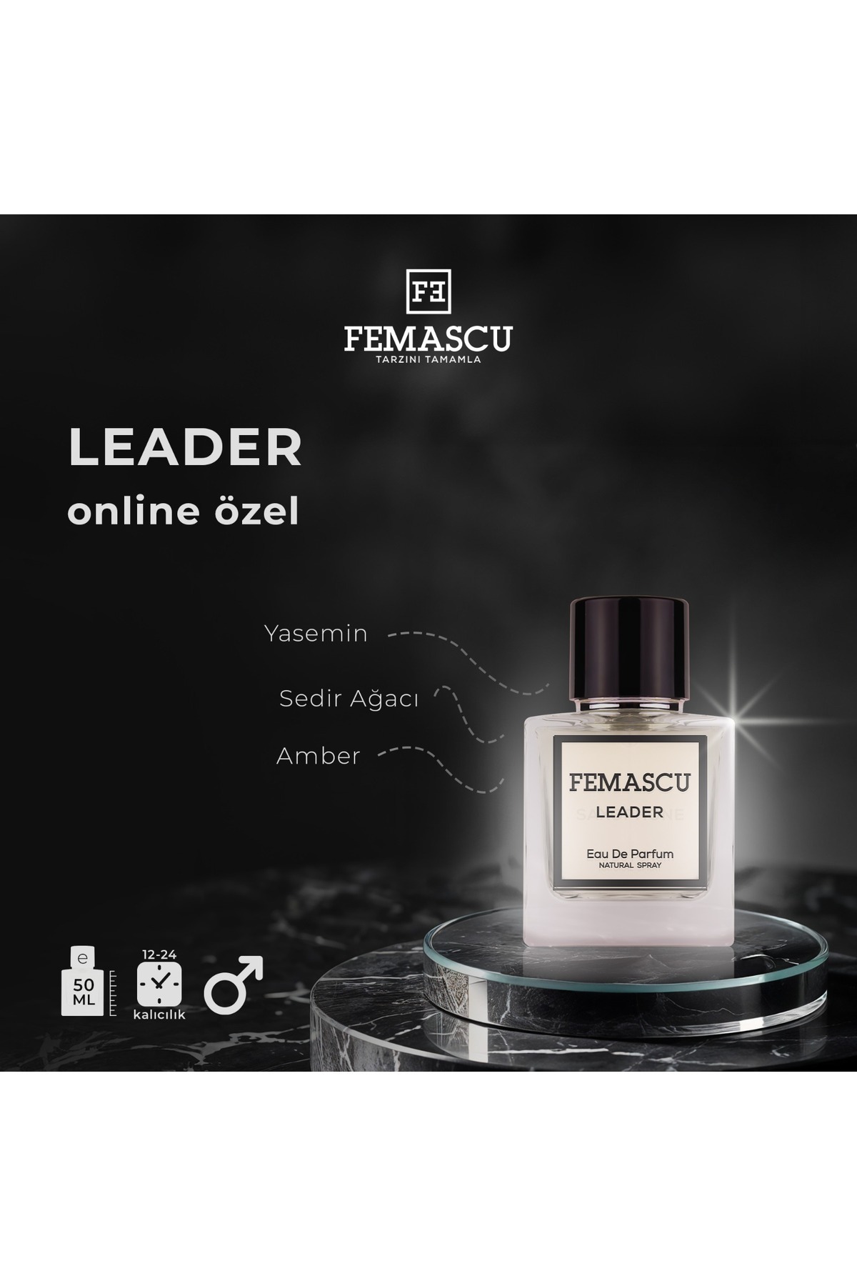 femascu 6626 Leader 50 ml Edp Oryantal Odunsu Erkek Parfümü Fiyatı ...