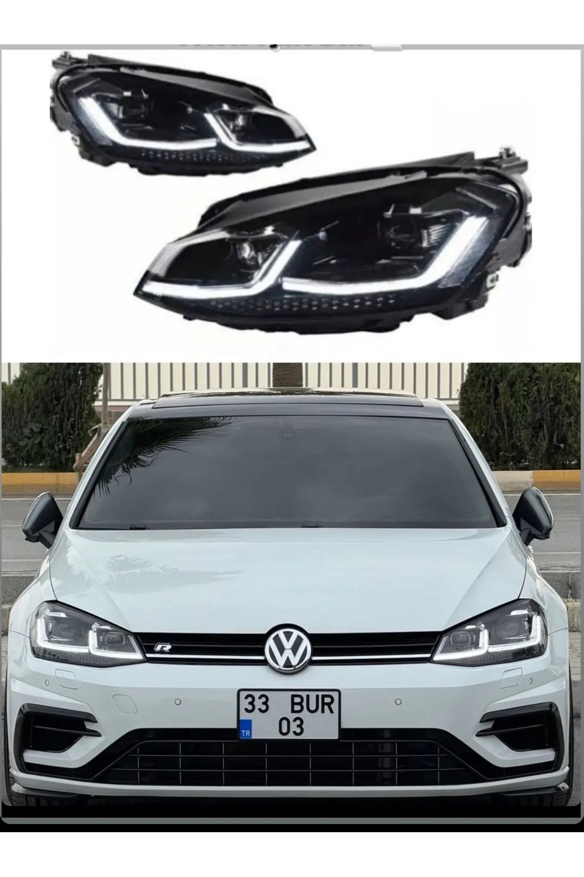 Bosch Golf 7 j far golf 7 - 7.5 led far golf 2012-2017 led far ...