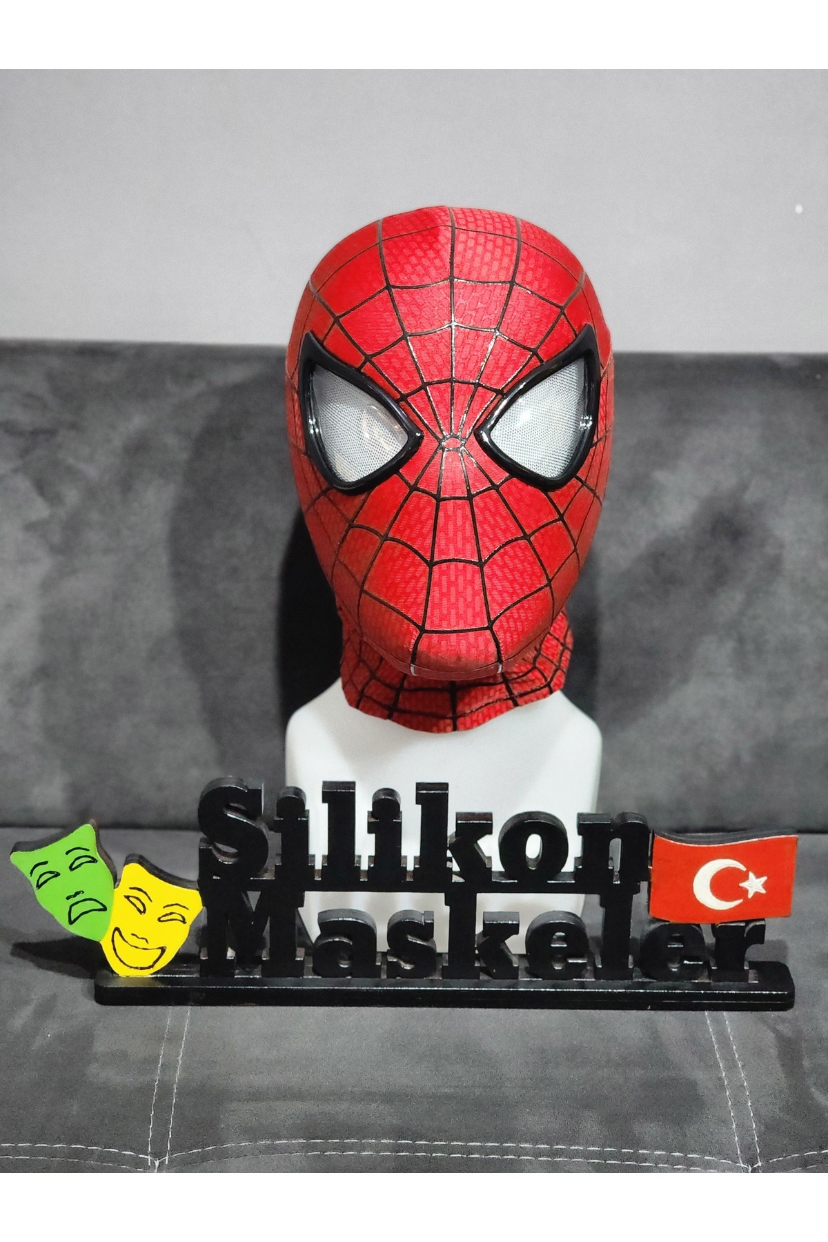 Silikon Maskeler Türkiye Örümcek Adam Spiderman Maskesi Uzaktan Kumandalı ve Işıklı - Fiyatı ...