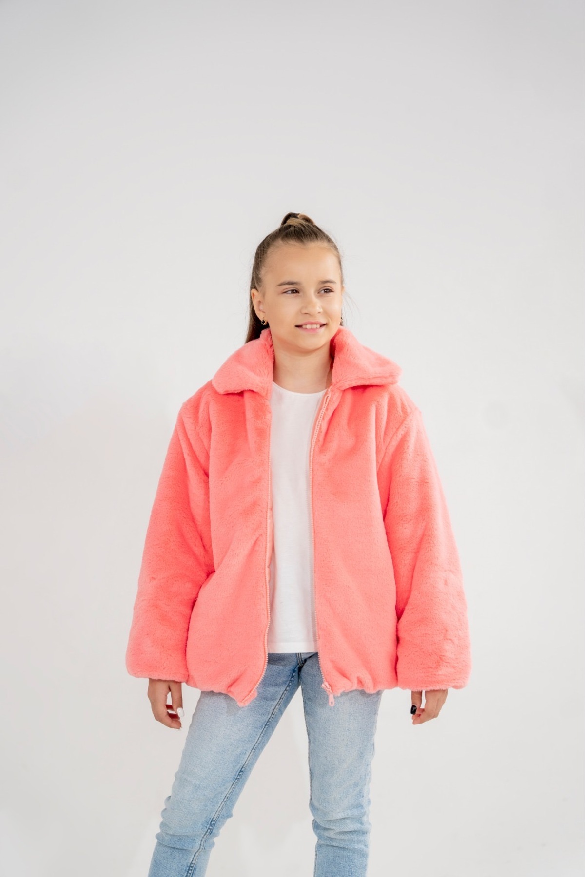Eray Kids Basıc Günlük Nar Çiçeği Kız Çocuk Peluş Mont - Fiyatı, Yorumları