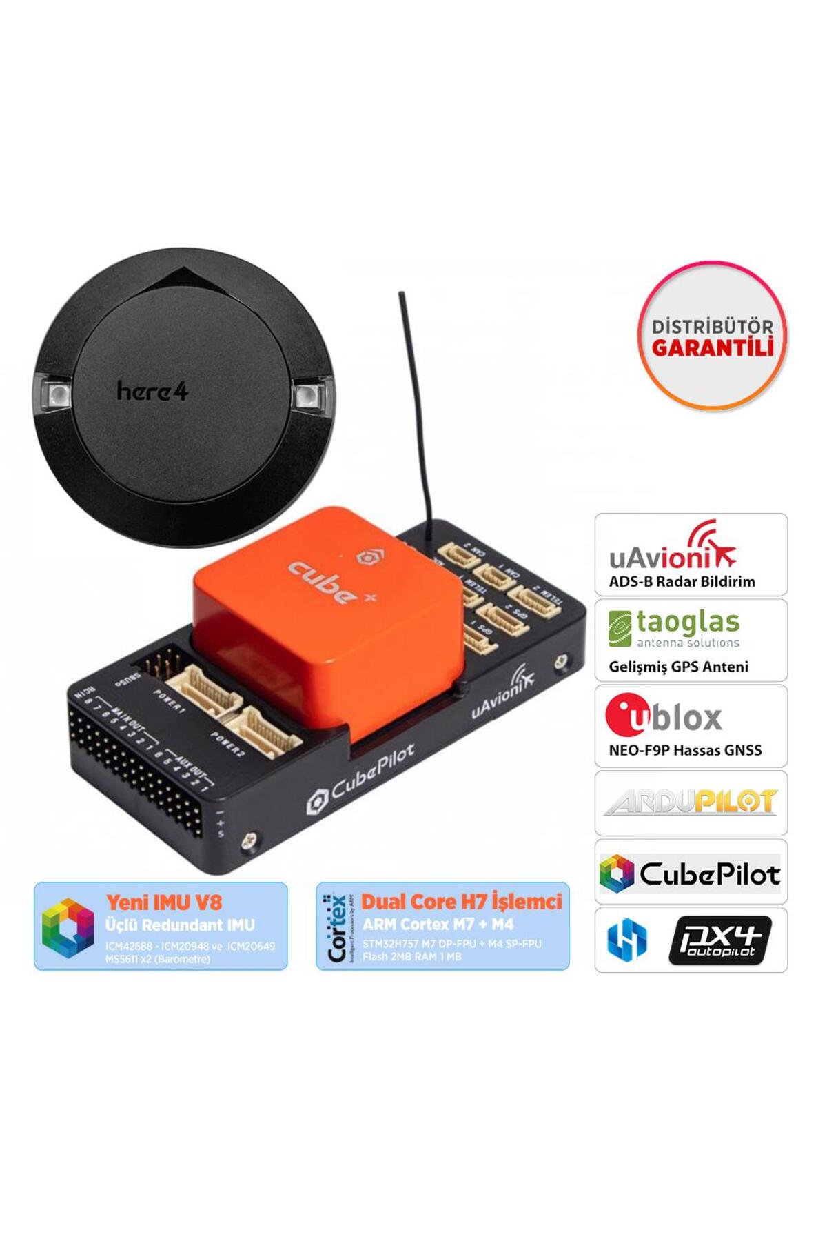 Pixhawk Cubepilot The Cube Orange (IMUV8) Standard Otopilot Here4 ...