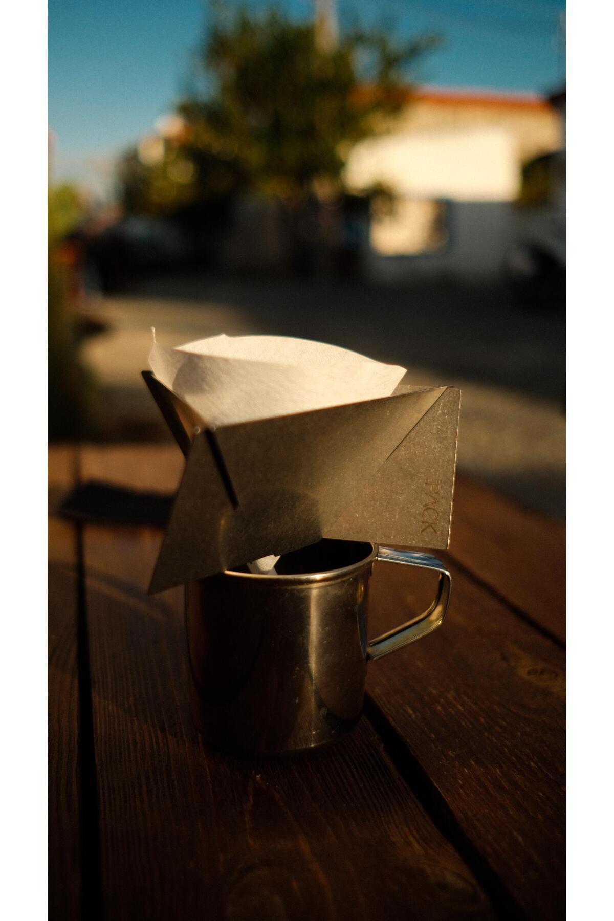 Coffee Dripper - COFFEE PACK - Paslanmaz Çelik Katlanabilir Filtre ...
