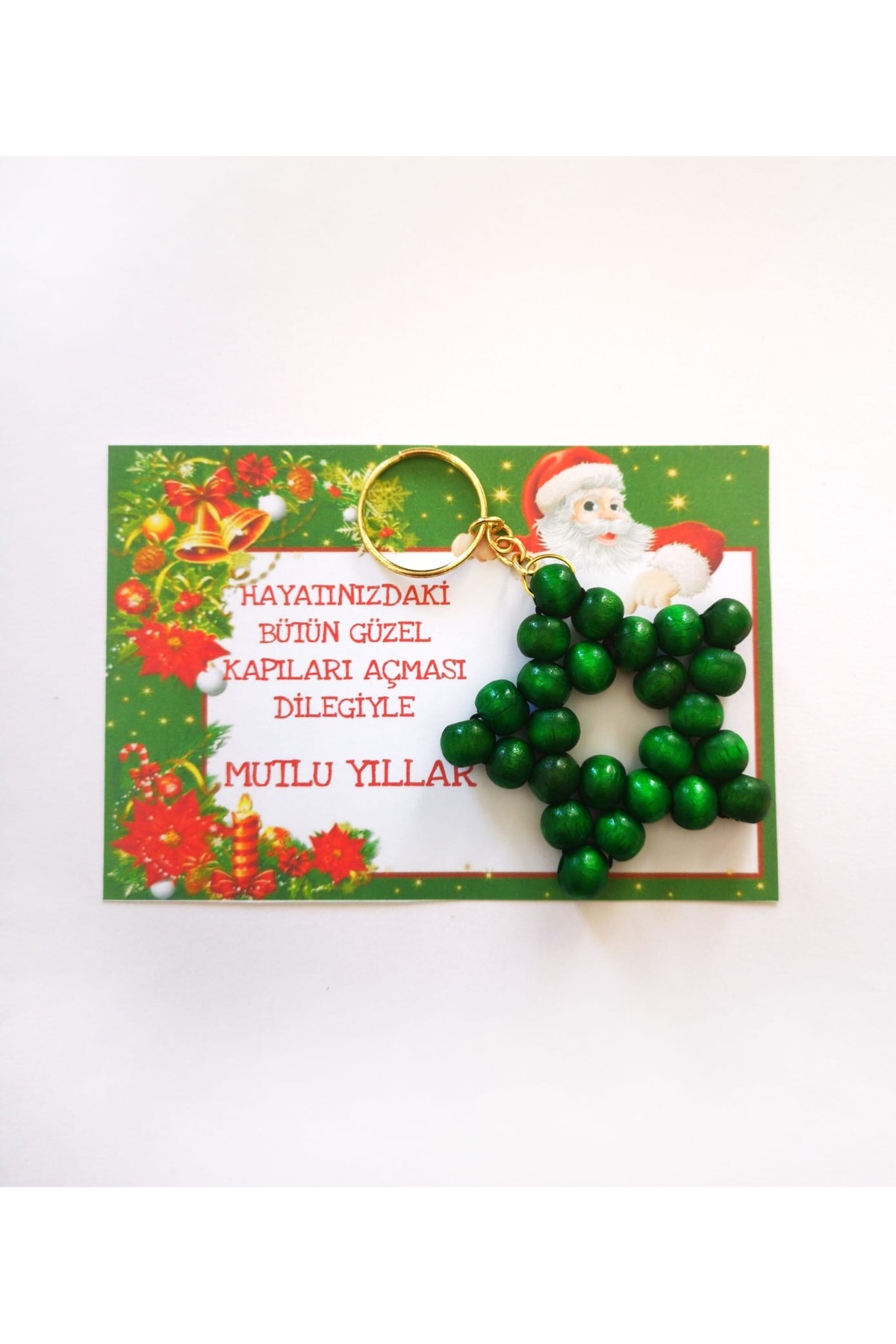 Hanne Gift Box HANNE GİFT BOX 10 adet yıldız anahtarlıklı yeni yıl ...