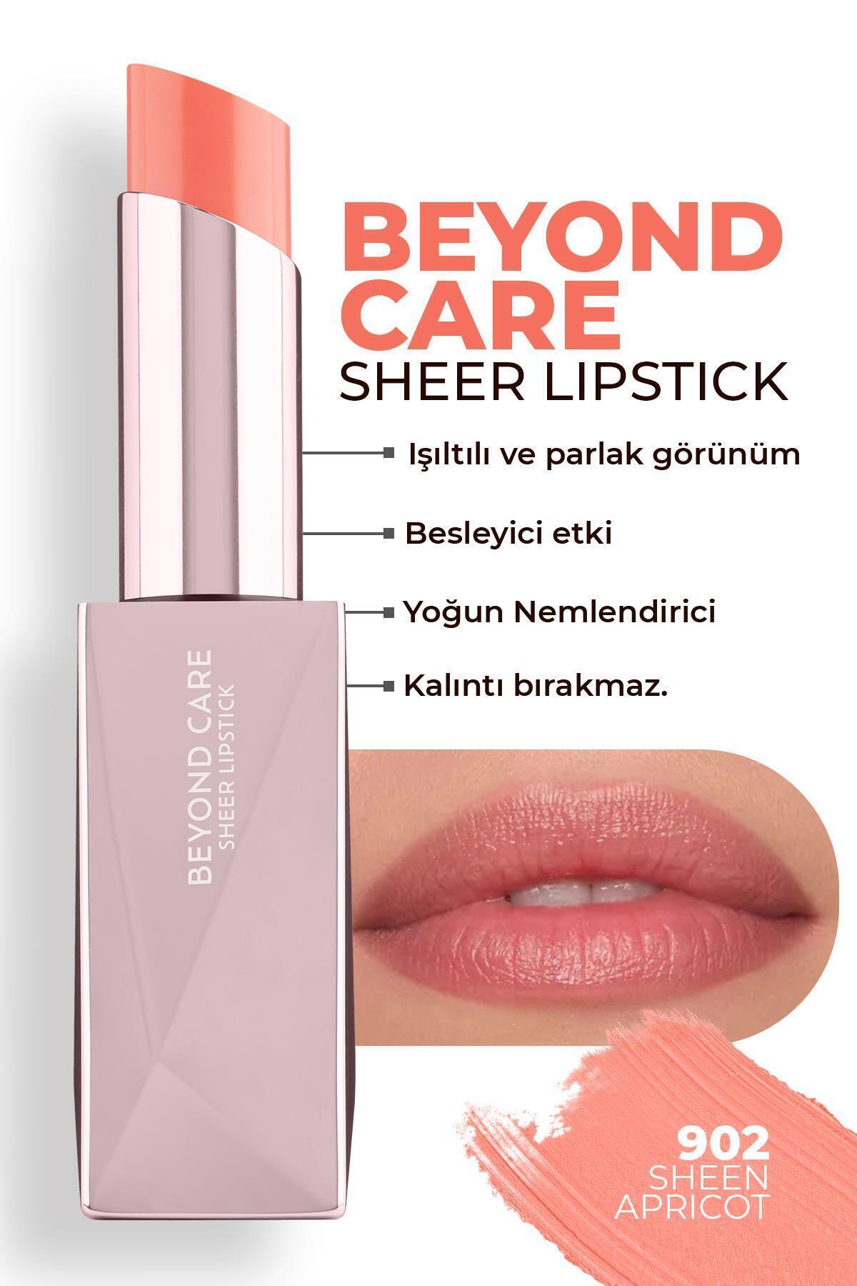 Alix Avien Beyond Care Sheer Lipstick 902 - Sheen Apricot - Yoğun Nemledirici Besleyici Etki ...
