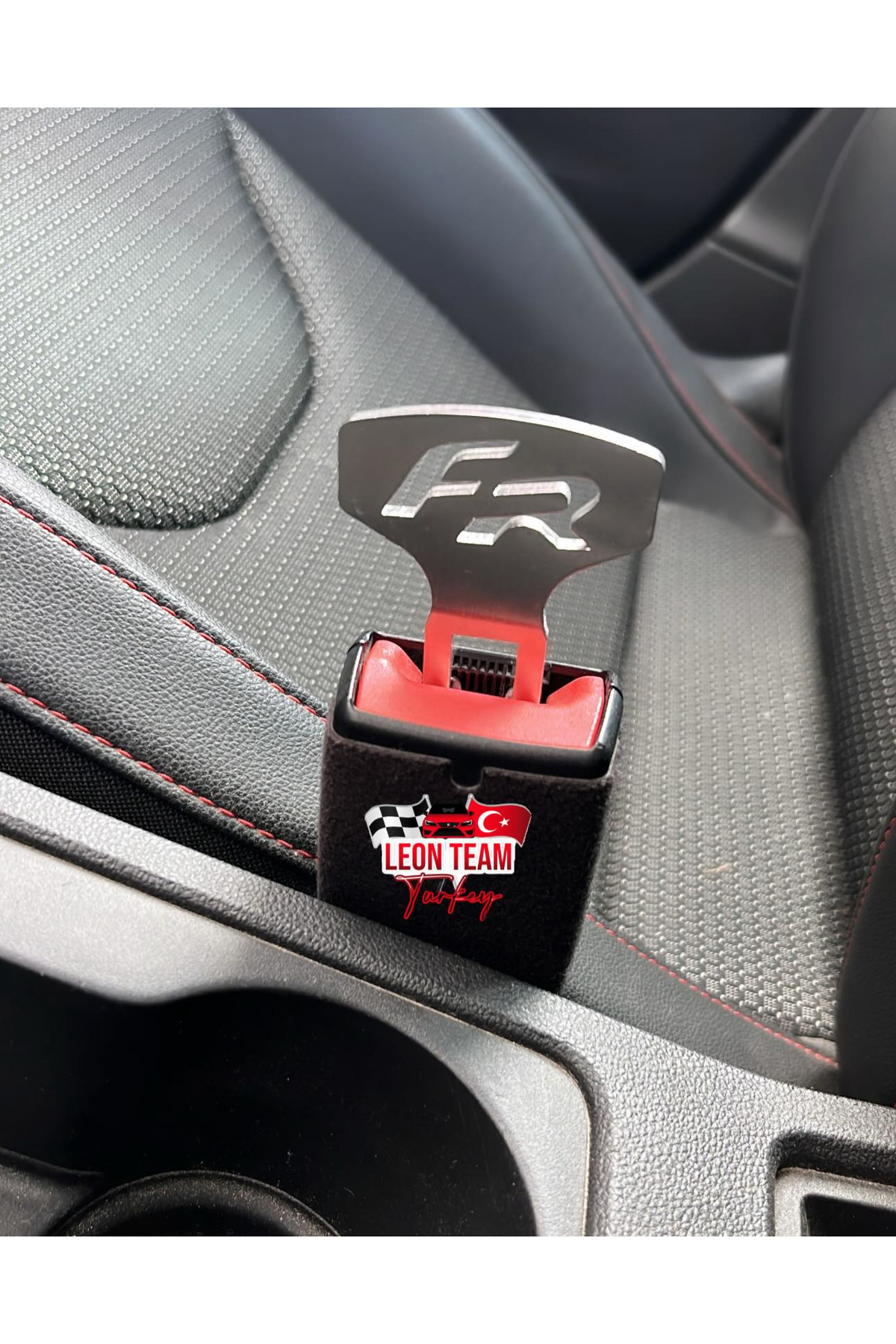 LeonTeamTurkey Seat Leon Fr Logo kemer ikaz tokası 2 adet %100 Çelik ...